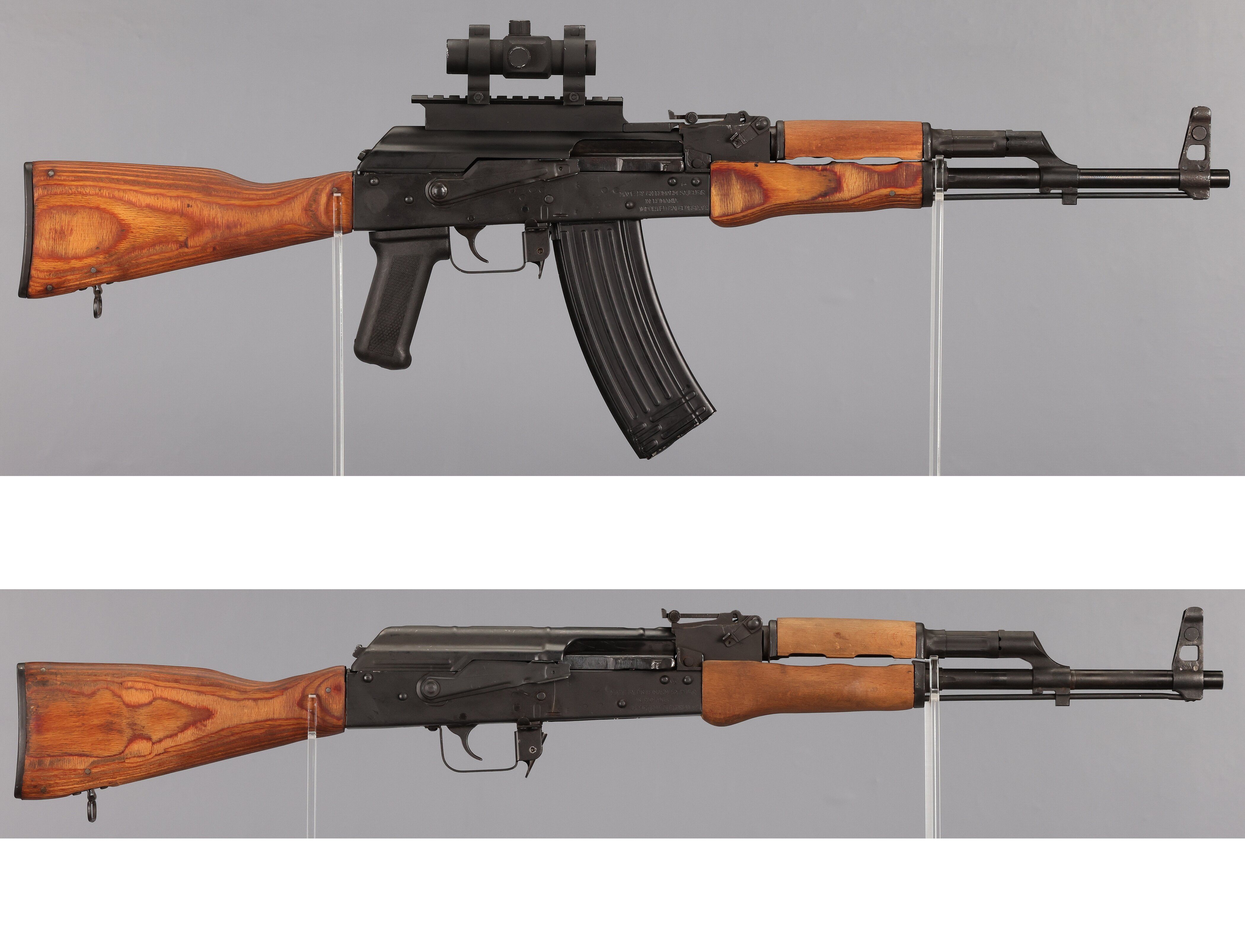 Two Romarm WASR-2 Semi-Automatic Rifles | Rock Island Auction