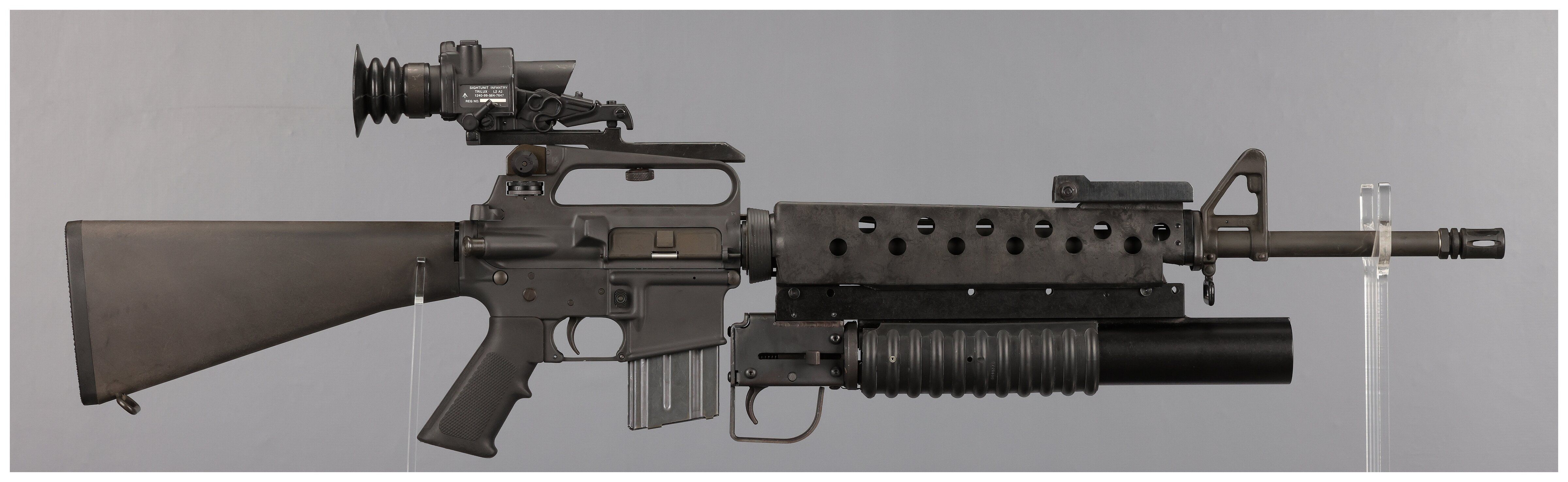 Pre-Ban Colt Sporter Match HBAR Rifle with 37mm Launcher & Scope | Rock ...