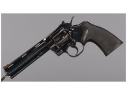 Factory Engraved Colt Python Double Action Revolver | Rock Island Auction