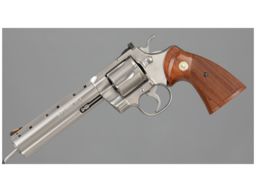 Factory Engraved Colt Python Double Action Revolver | Rock Island Auction