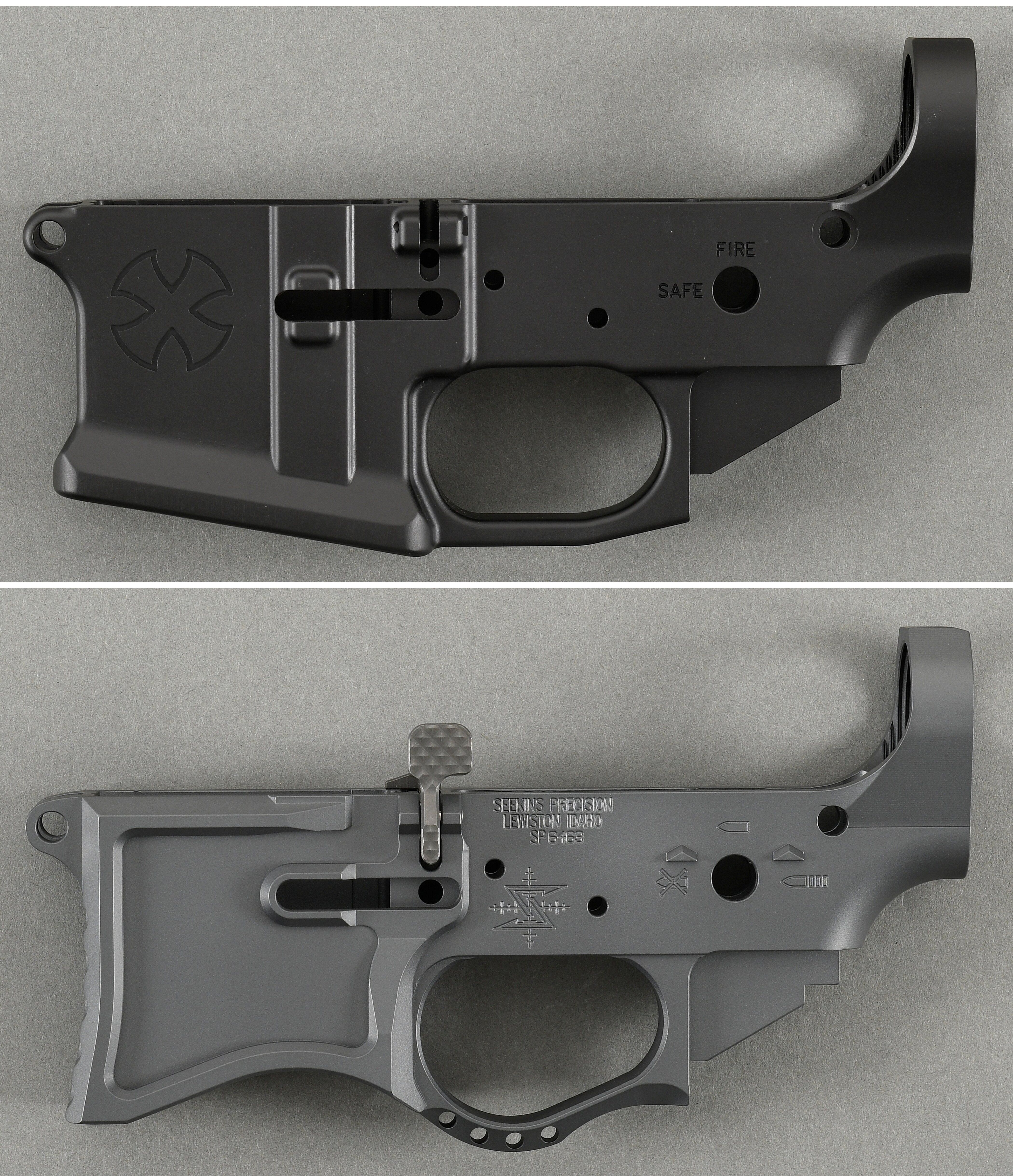 Two AR-15 Pattern Stripped Lower Receivers | Rock Island Auction