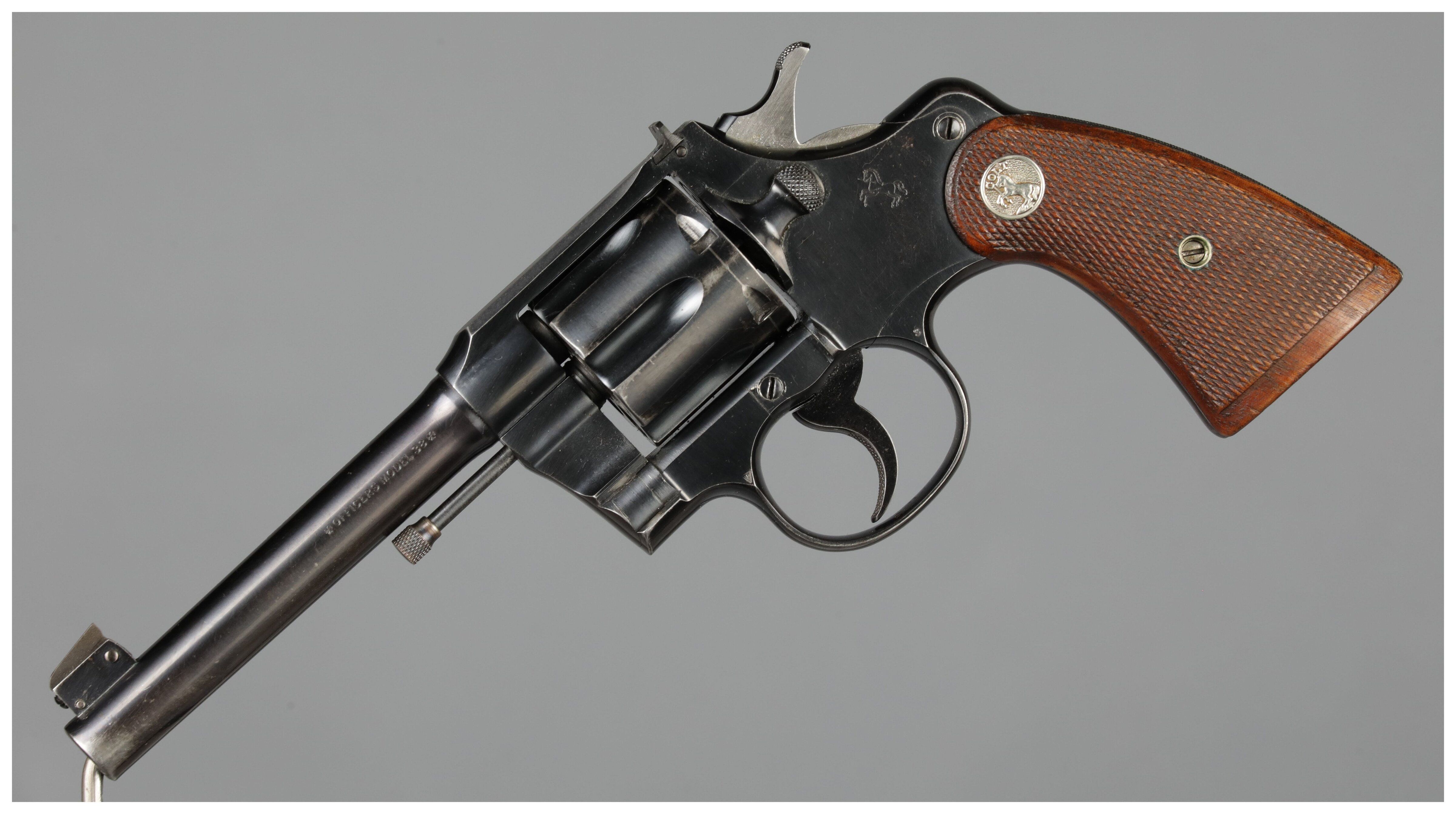 Colt Officer's Model Target Revolver with Factory Letter | Rock Island ...