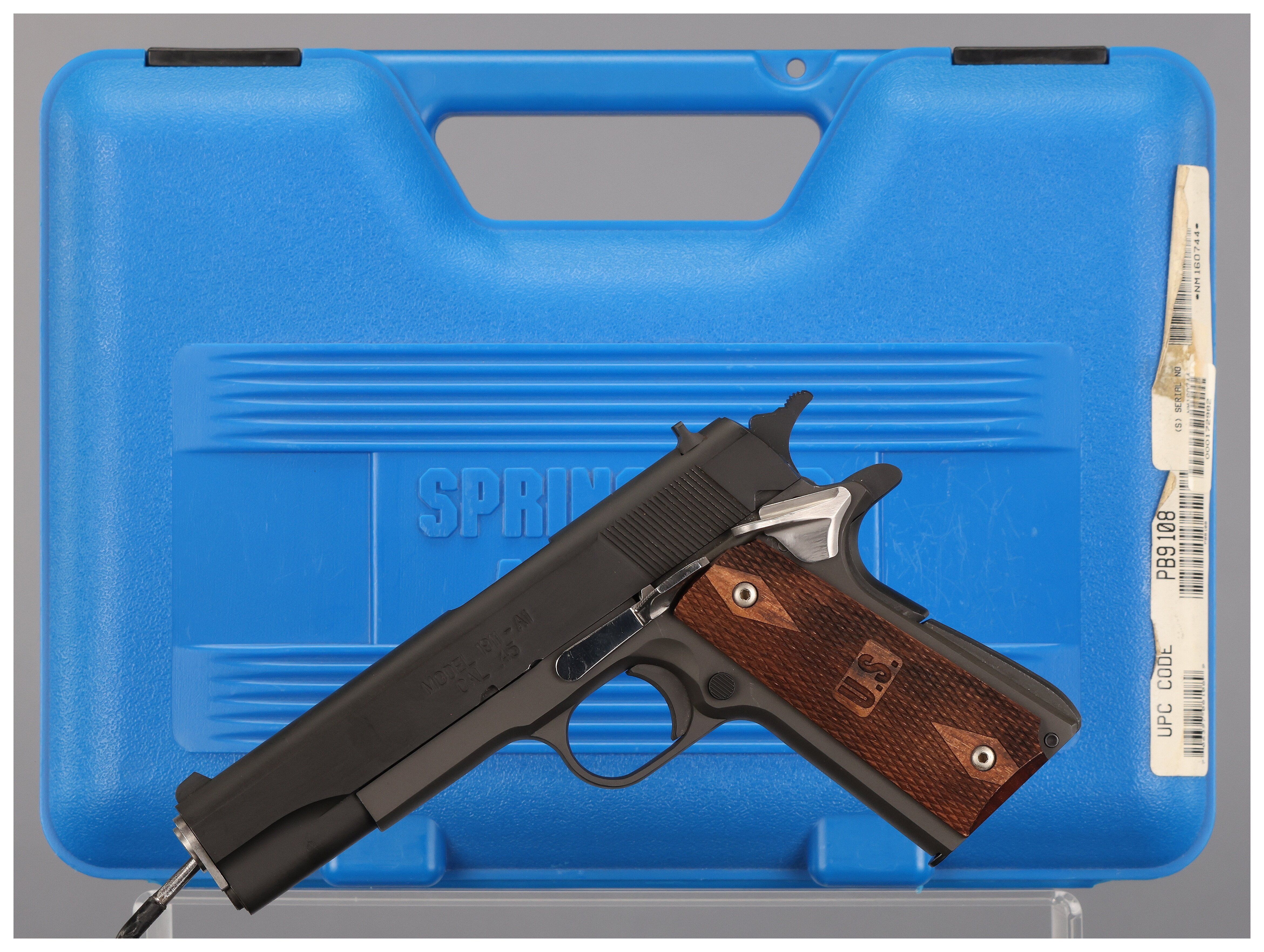 Springfield Armory Model 1911A1 Semi-Automatic Pistol with Case | Rock ...