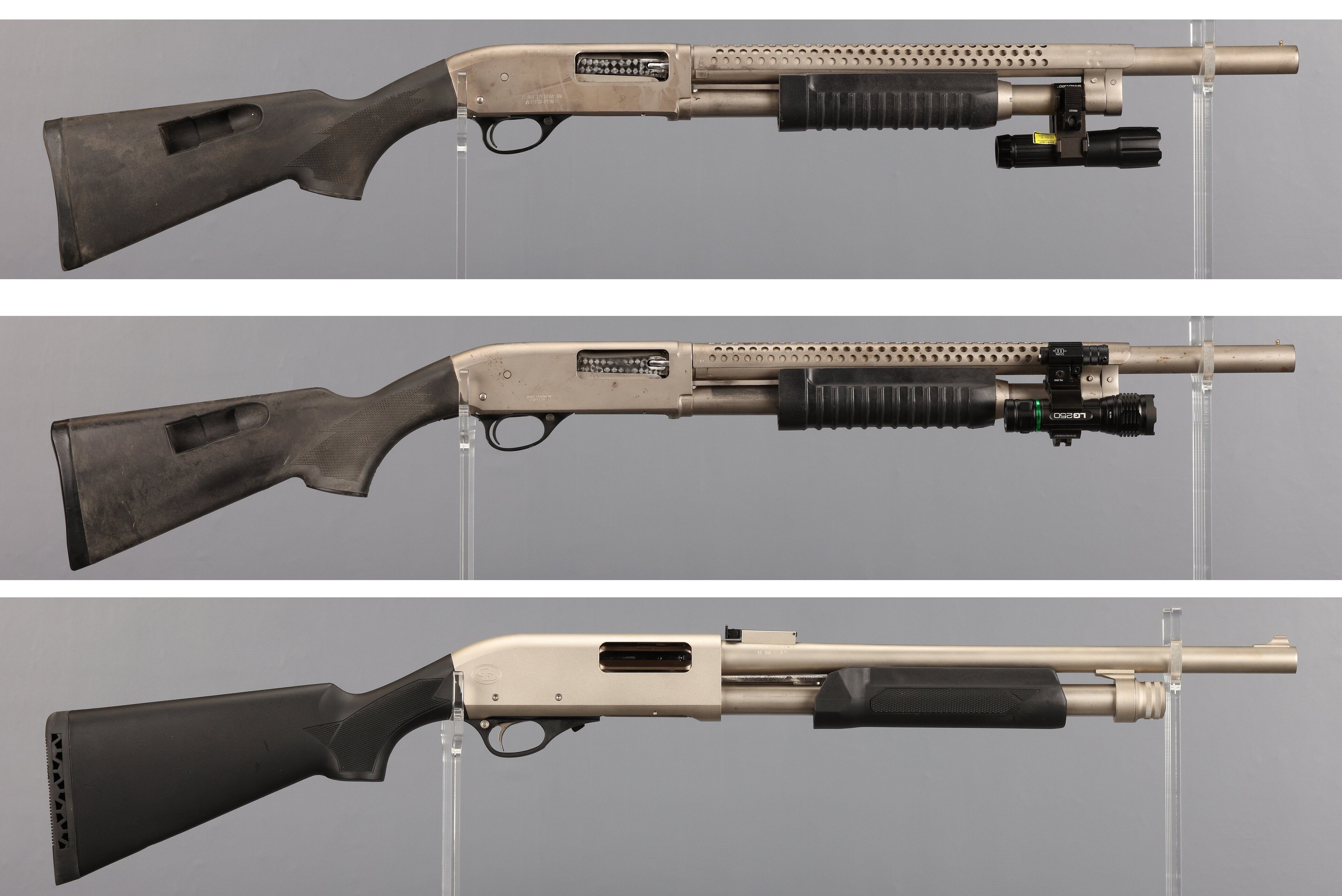 Three Asian Slide Action Shotguns | Rock Island Auction