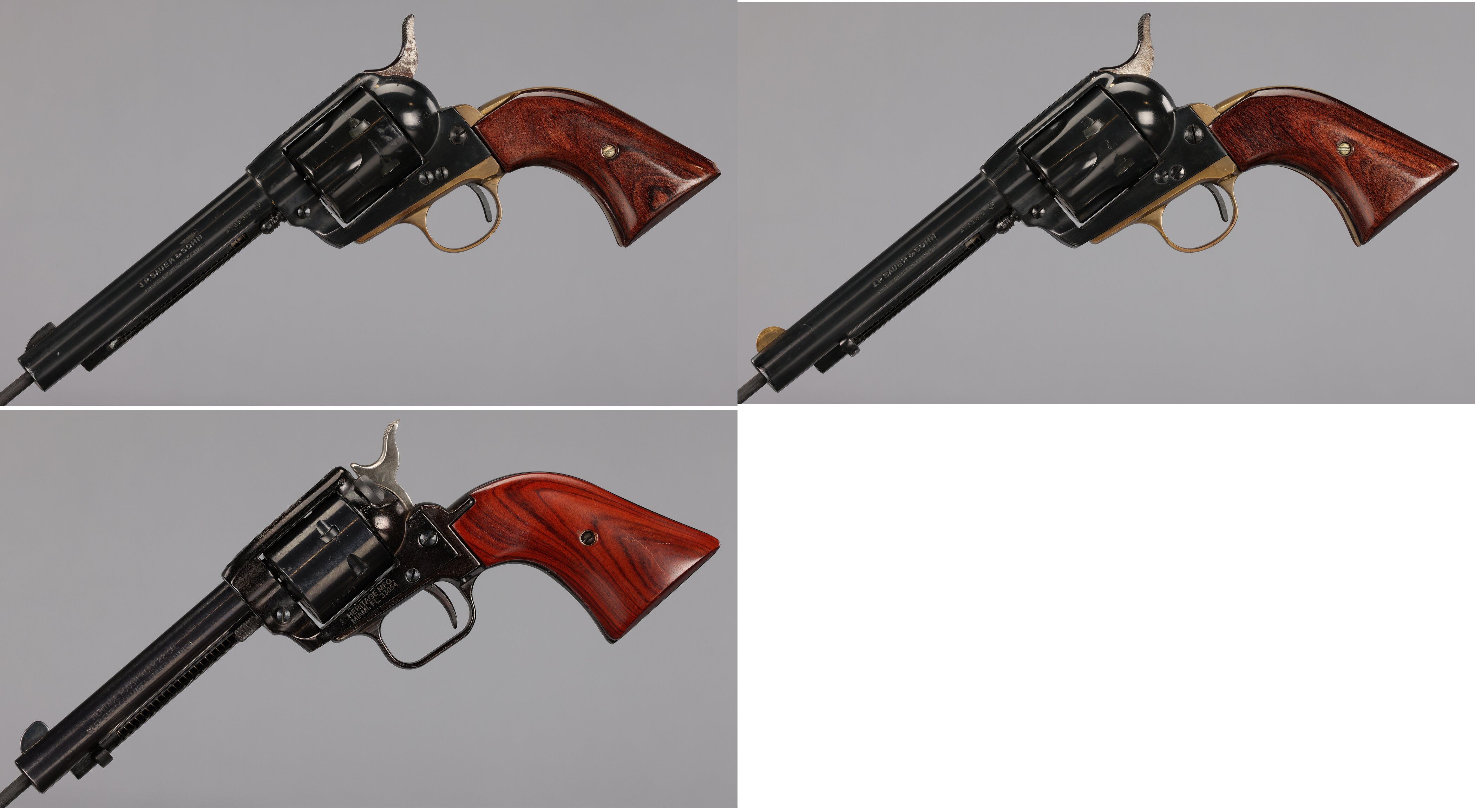 Three Single Action Rimfire Revolvers | Rock Island Auction