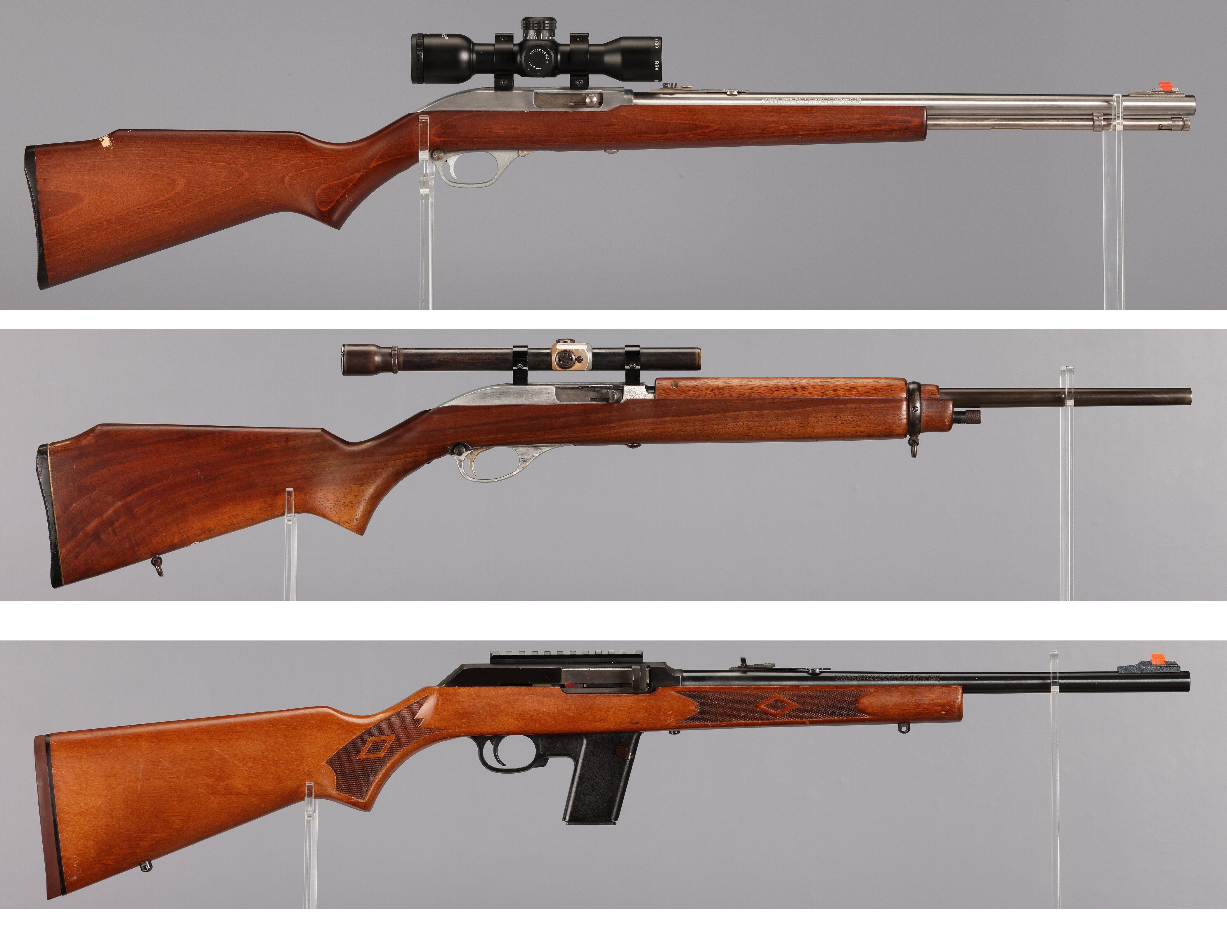 Three Marlin Semi-Automatic Rifles | Rock Island Auction