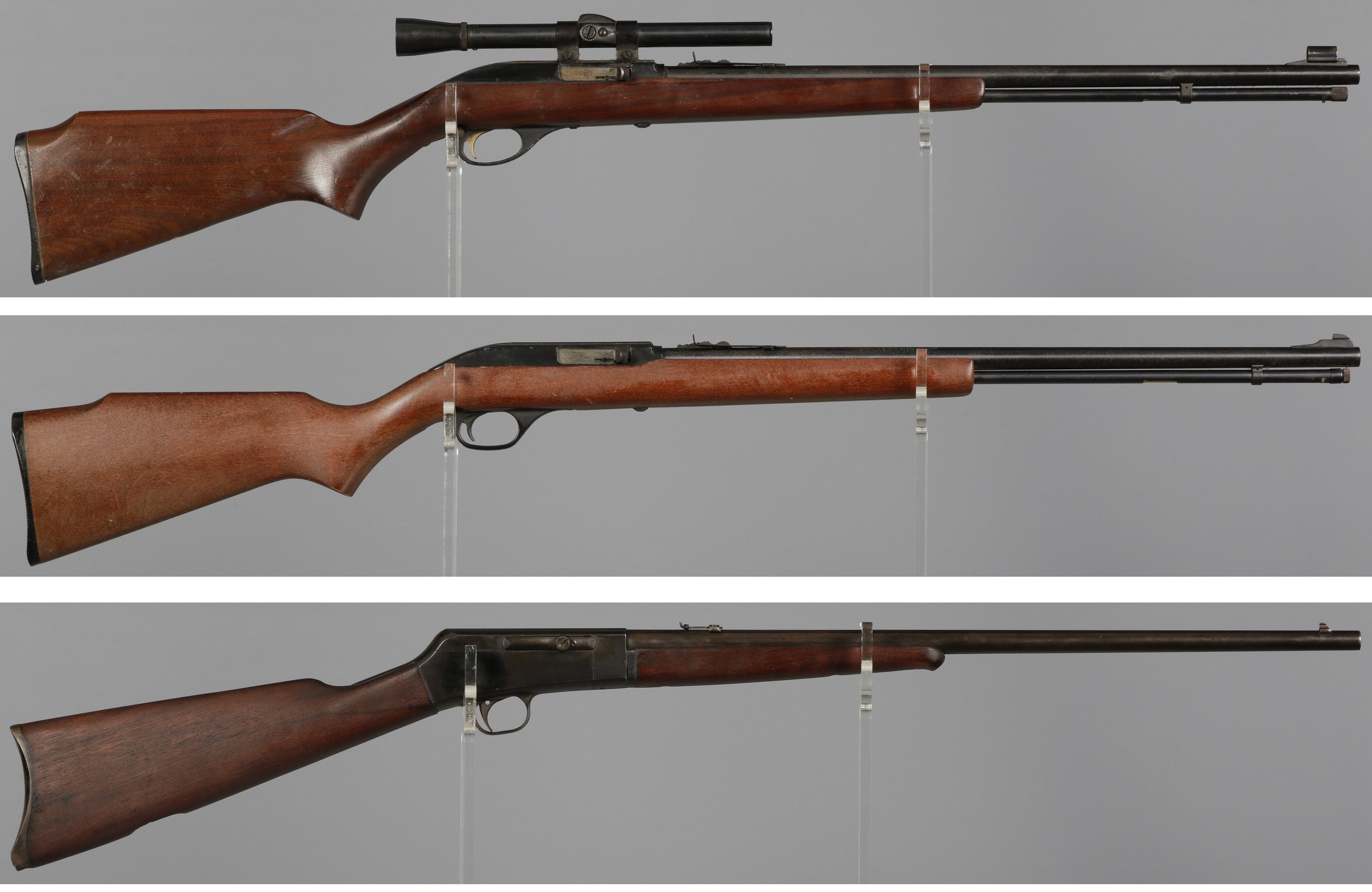 Three American .22 Caliber Semi-Automatic Rifles | Rock Island Auction