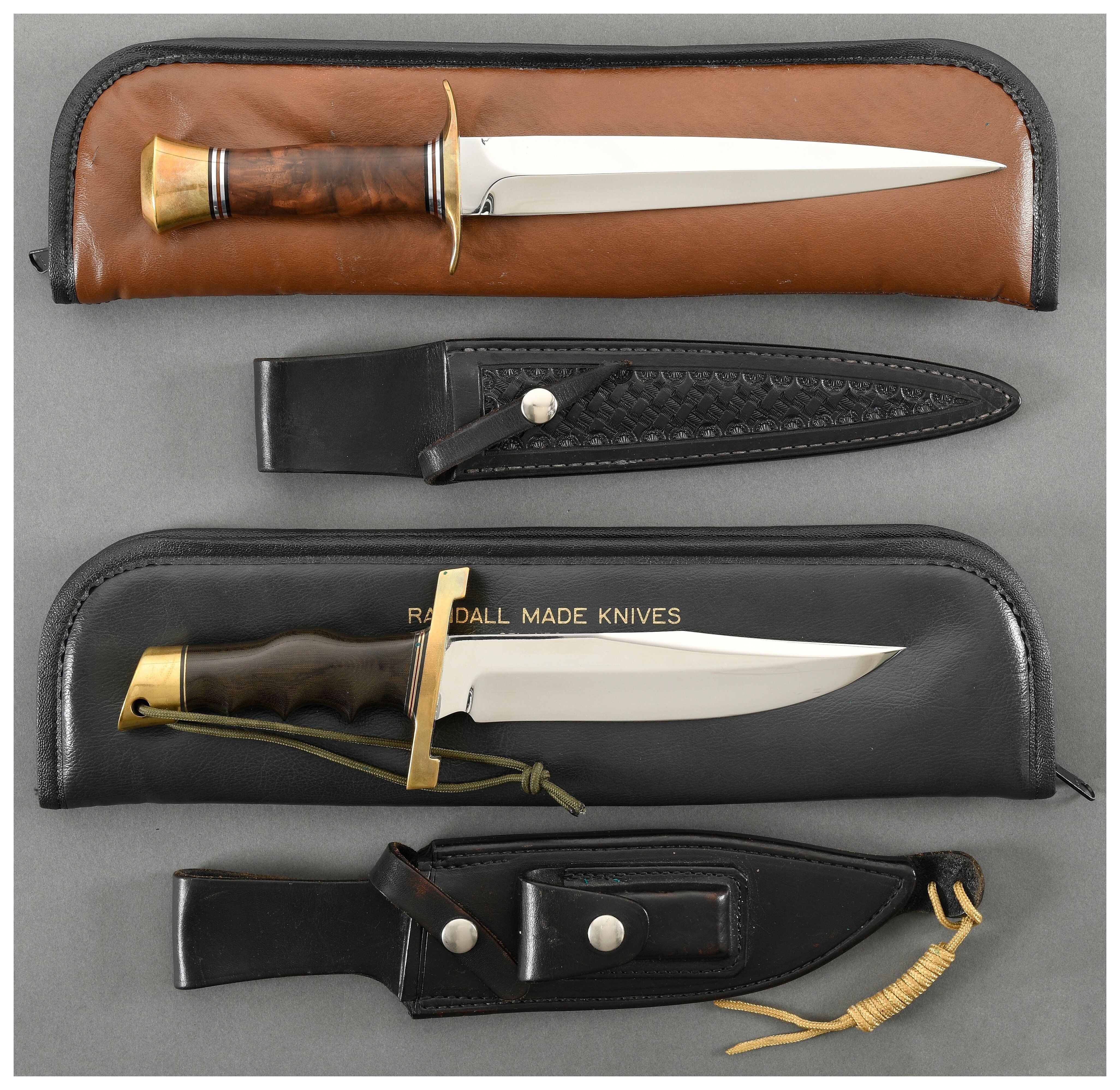 Two Knives with Sheaths | Rock Island Auction