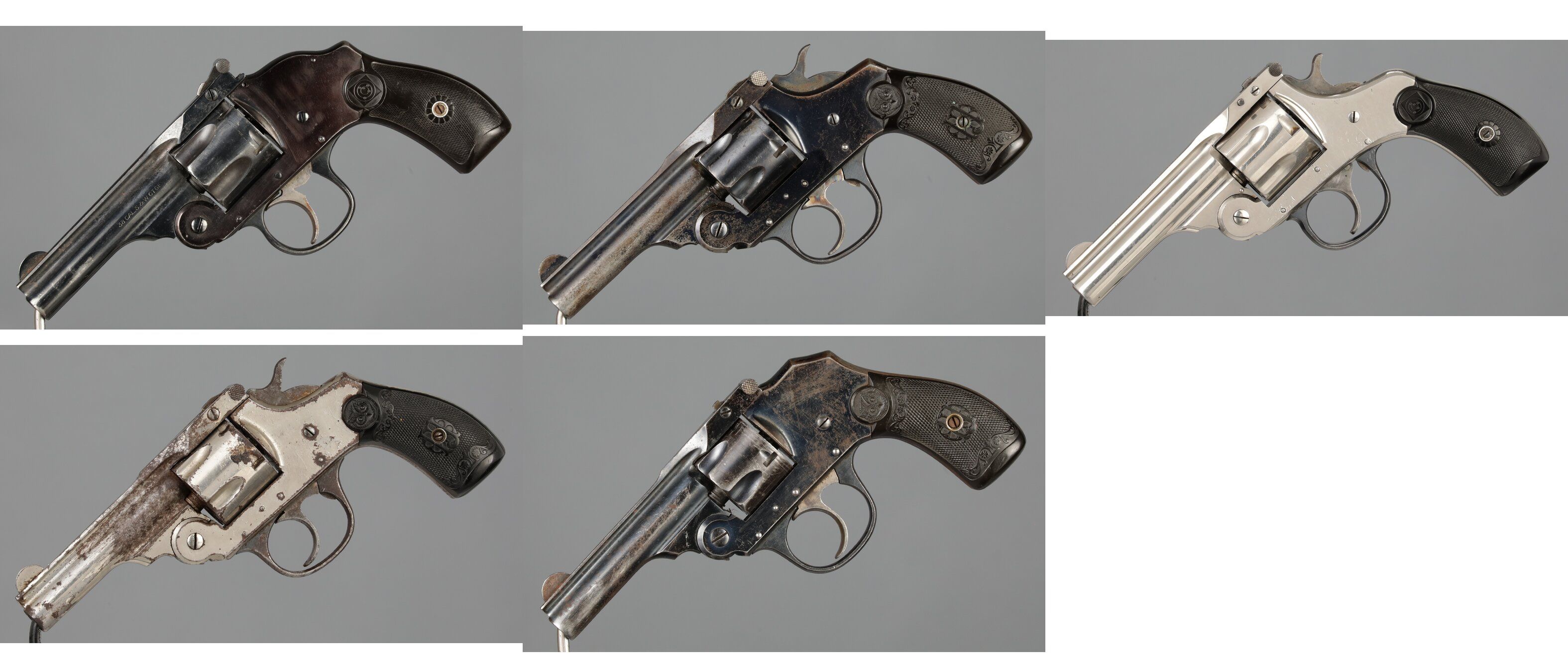 Five American Double Action Top Break Revolvers | Rock Island Auction