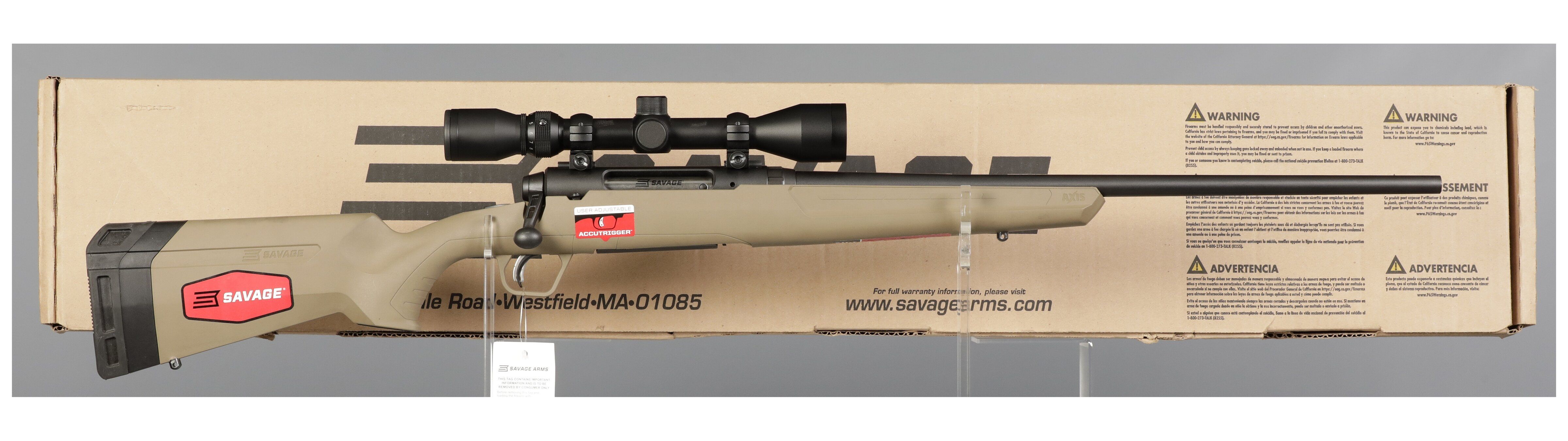 Savage Axis II XP Bolt Action Rifle with Box and Scope | Rock Island ...
