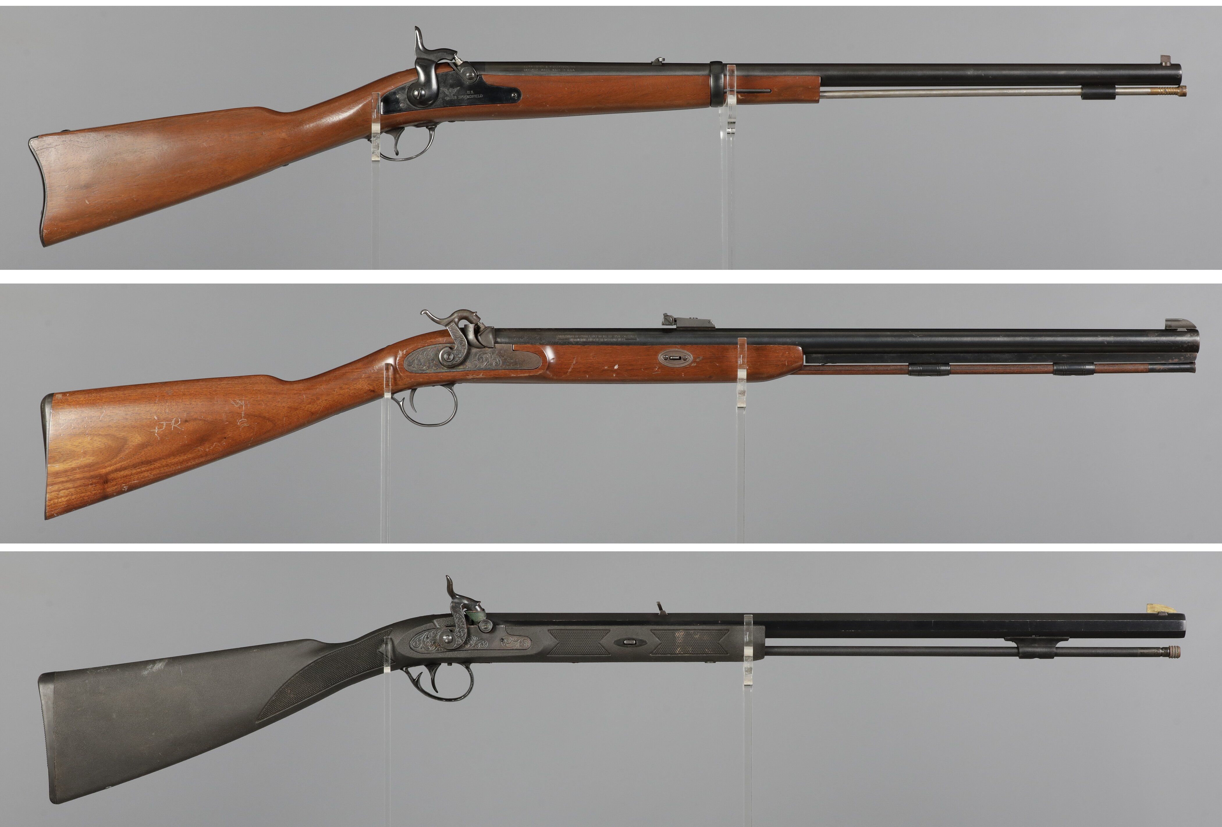Three Percussion Rifles | Rock Island Auction