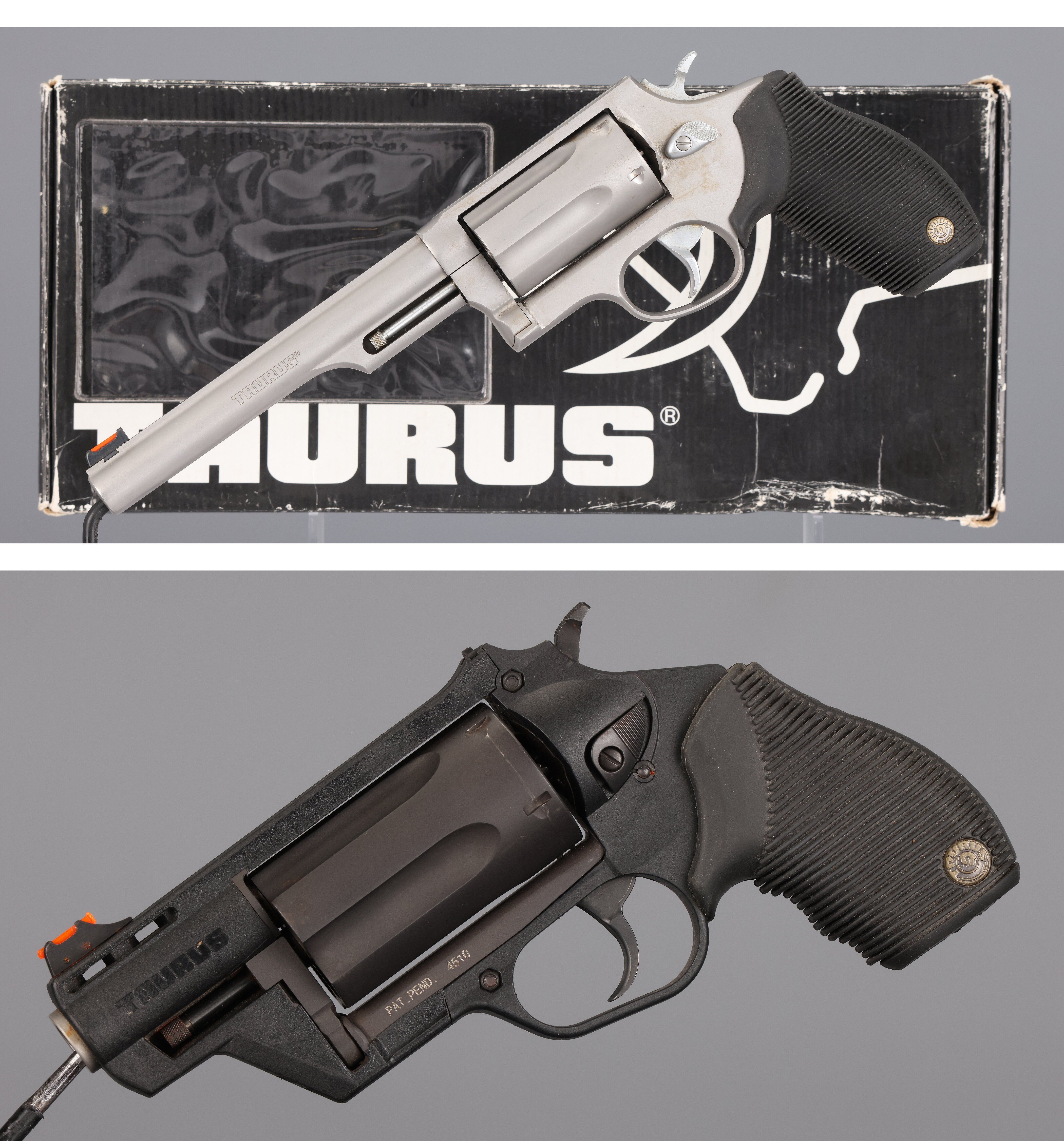 Two Taurus "The Judge" Double Action Revolvers | Rock Island Auction
