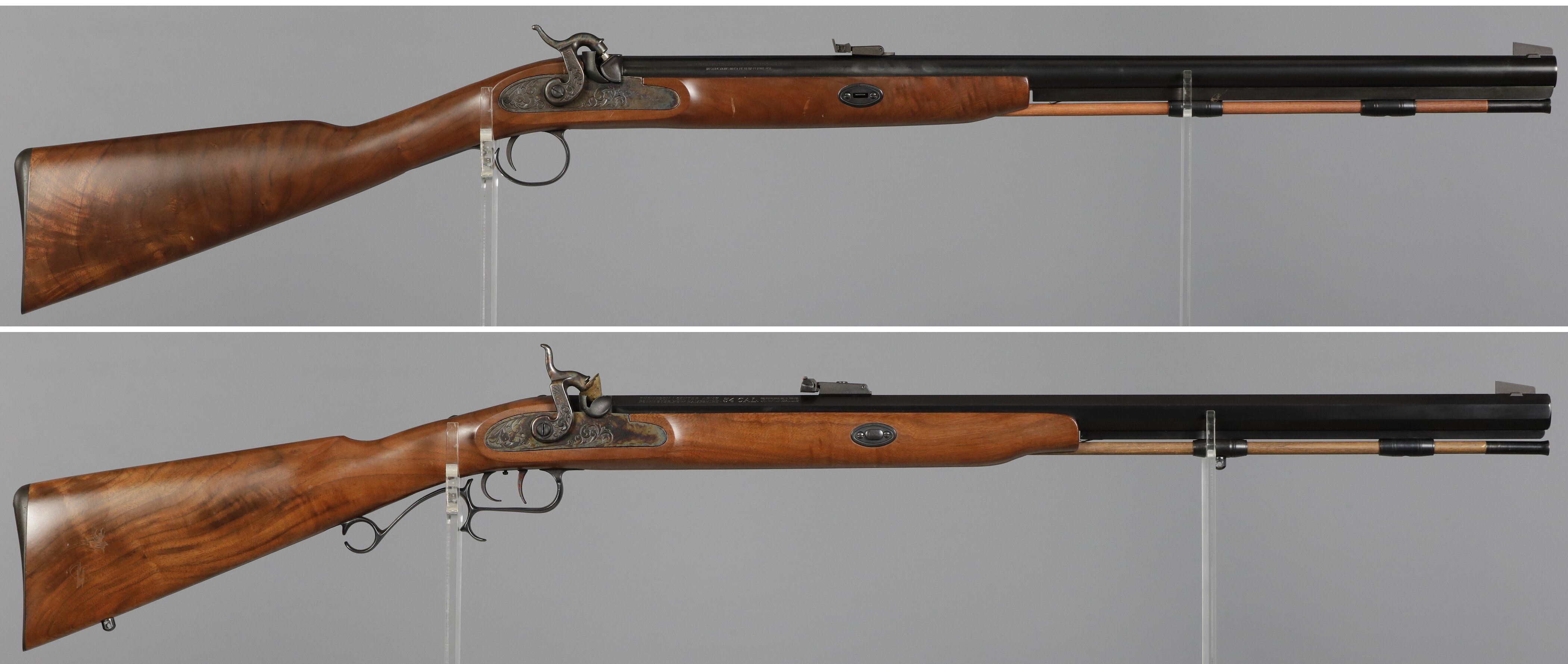 Two Thompson Center Arms Percussion Rifles | Rock Island Auction