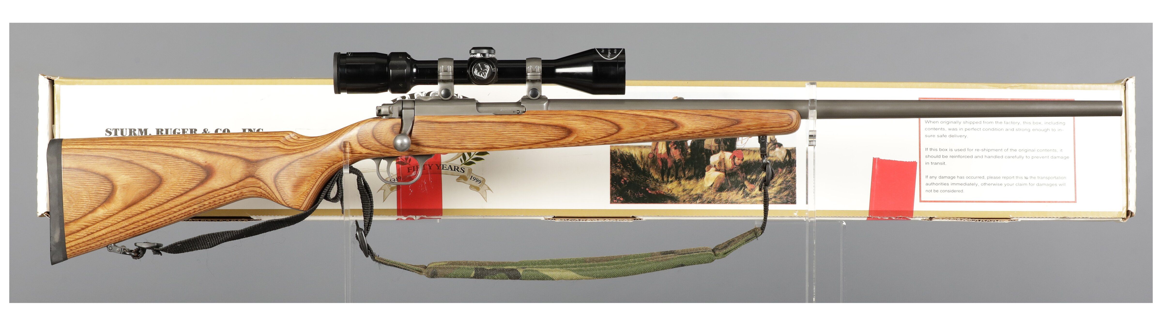 Ruger M77/22 All-Weather Bolt Action Rifle with Box and Scope | Rock ...