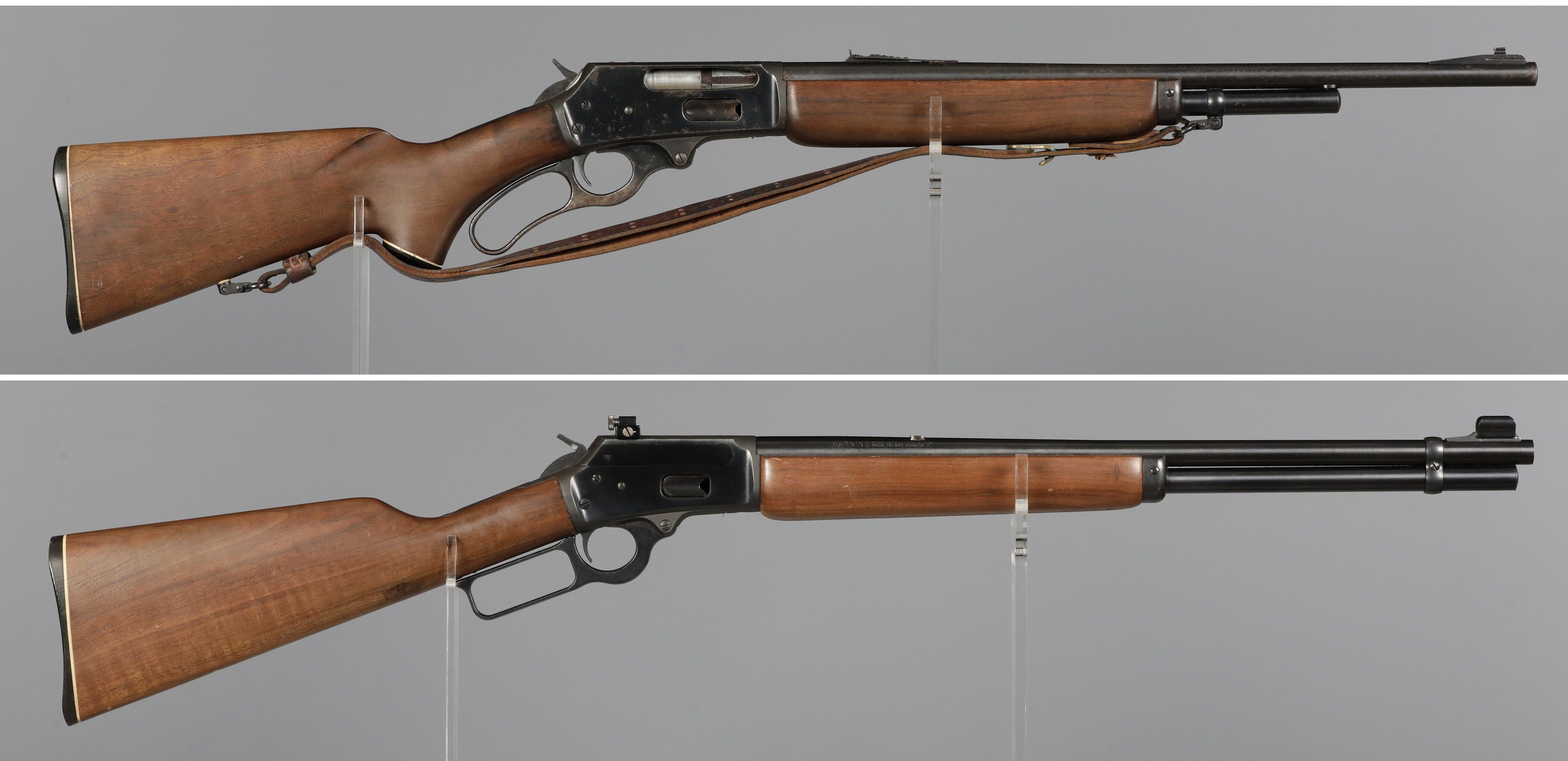 Two Marlin Lever Action Rifles | Rock Island Auction