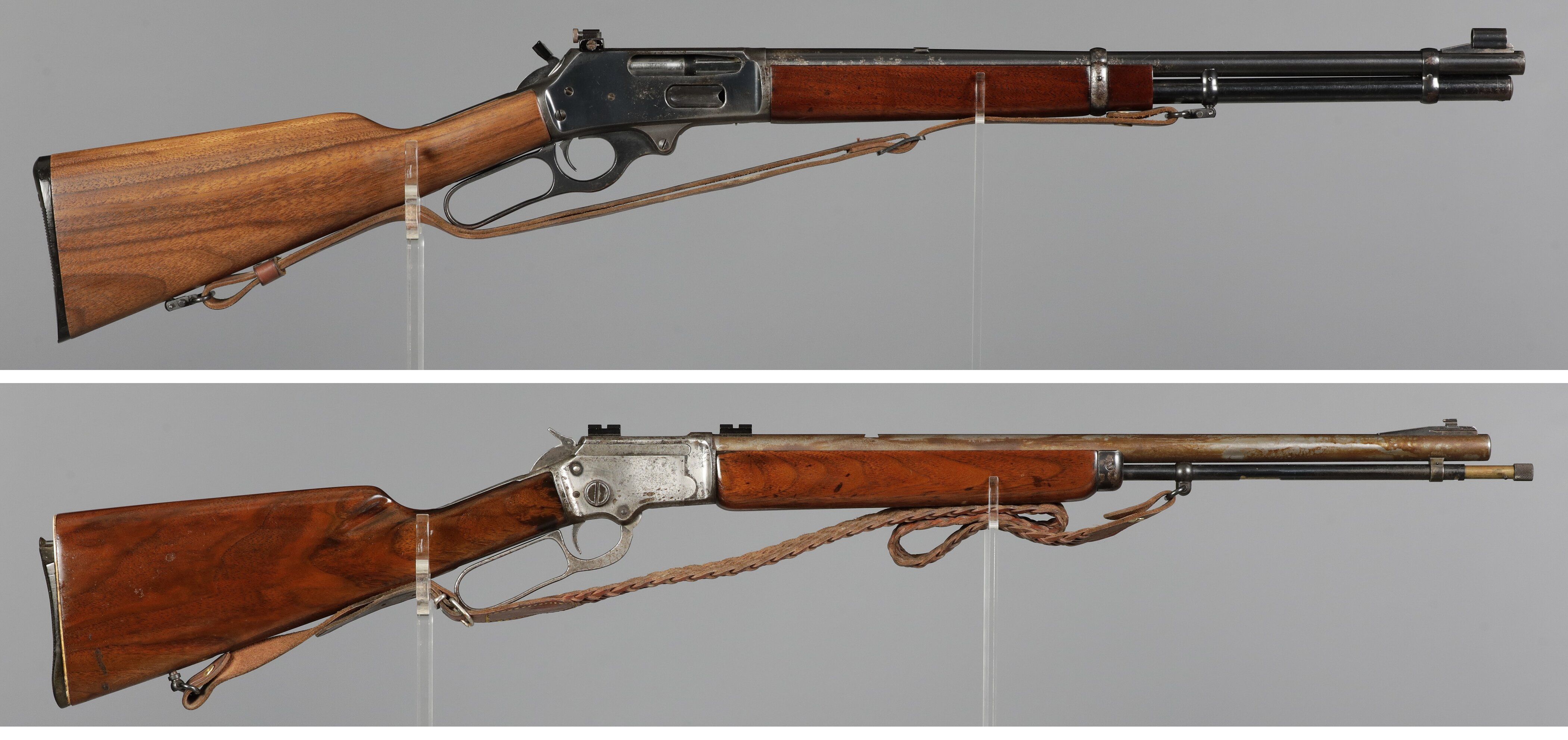 Two Marlin Lever Action Rifles | Rock Island Auction