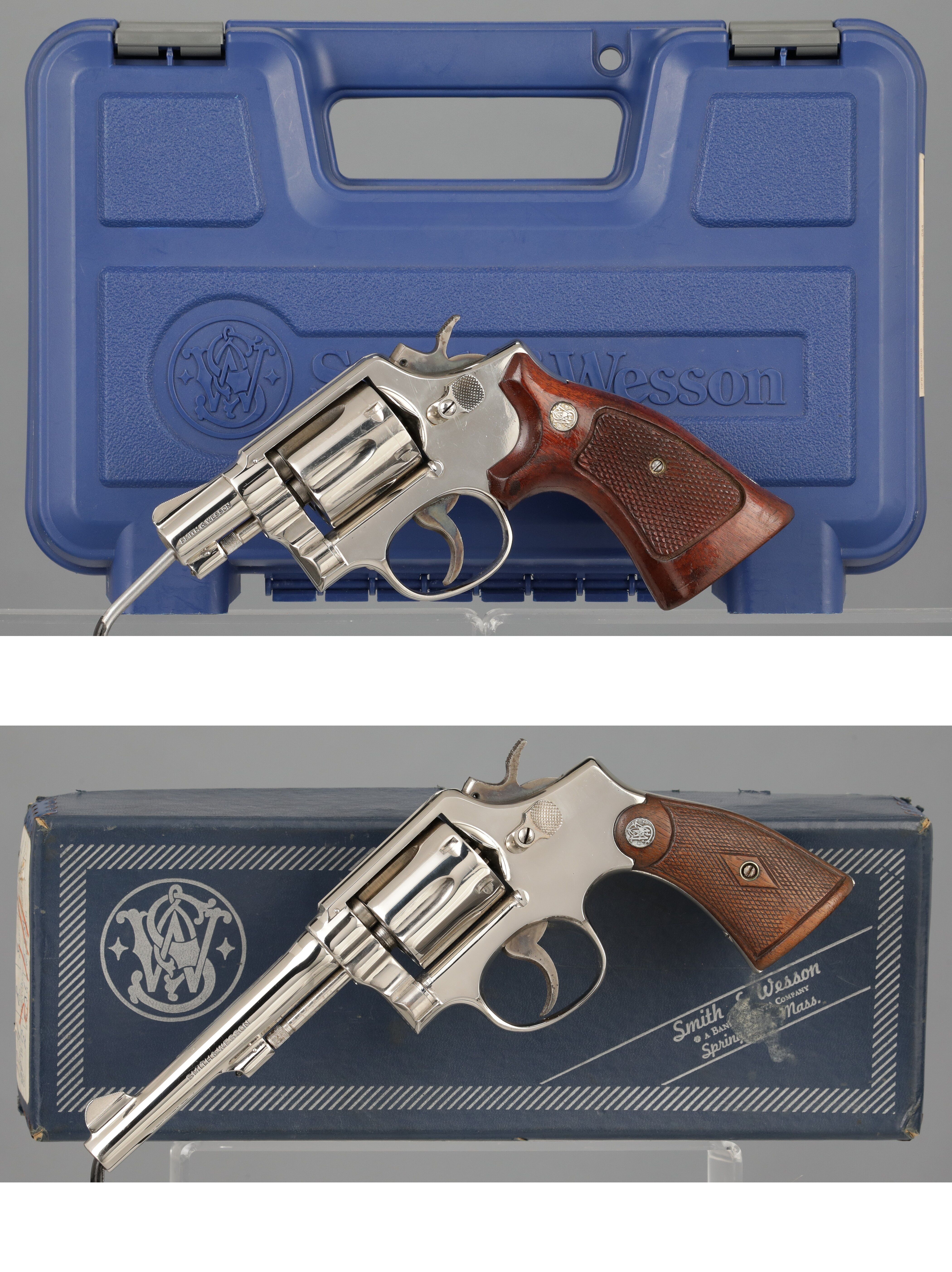 Two Smith & Wesson Model 10 Double Action Revolvers | Rock Island Auction