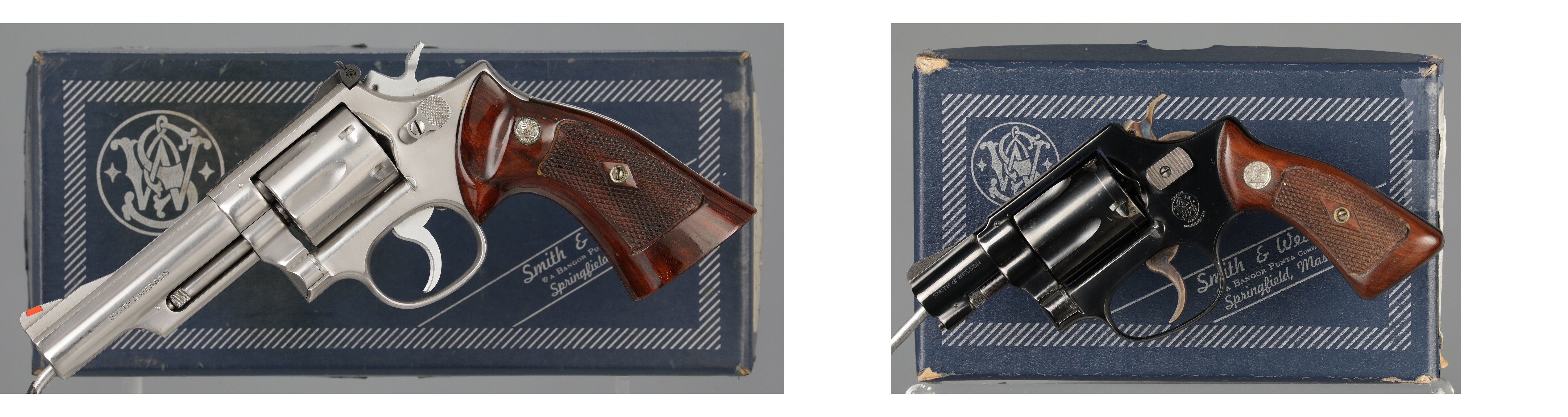 Two Smith & Wesson Double Action Revolvers with Boxes | Rock Island Auction