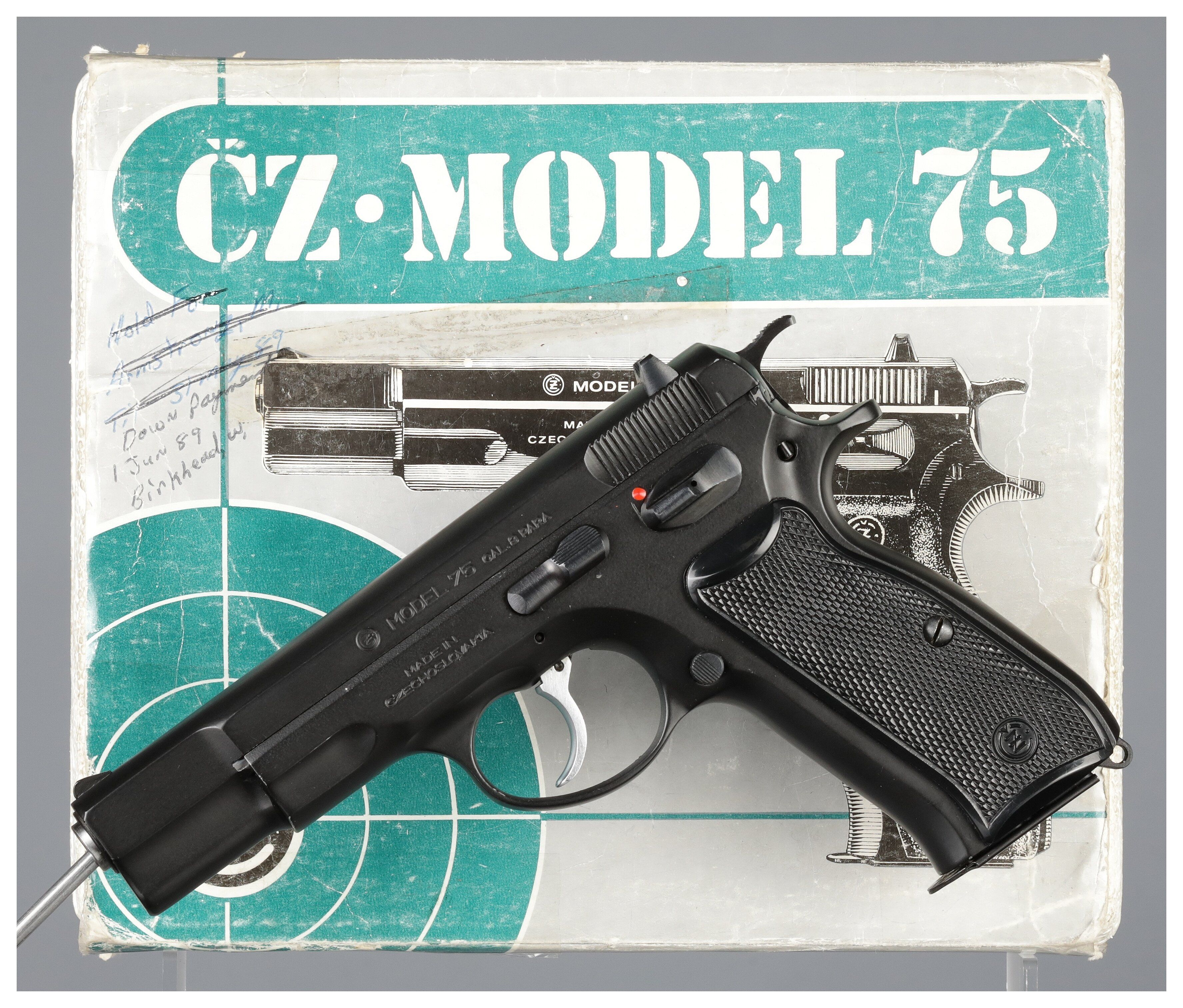 CZ Model 75 (Pre-B Model) Semi-Automatic Pistol with Box | Rock Island ...