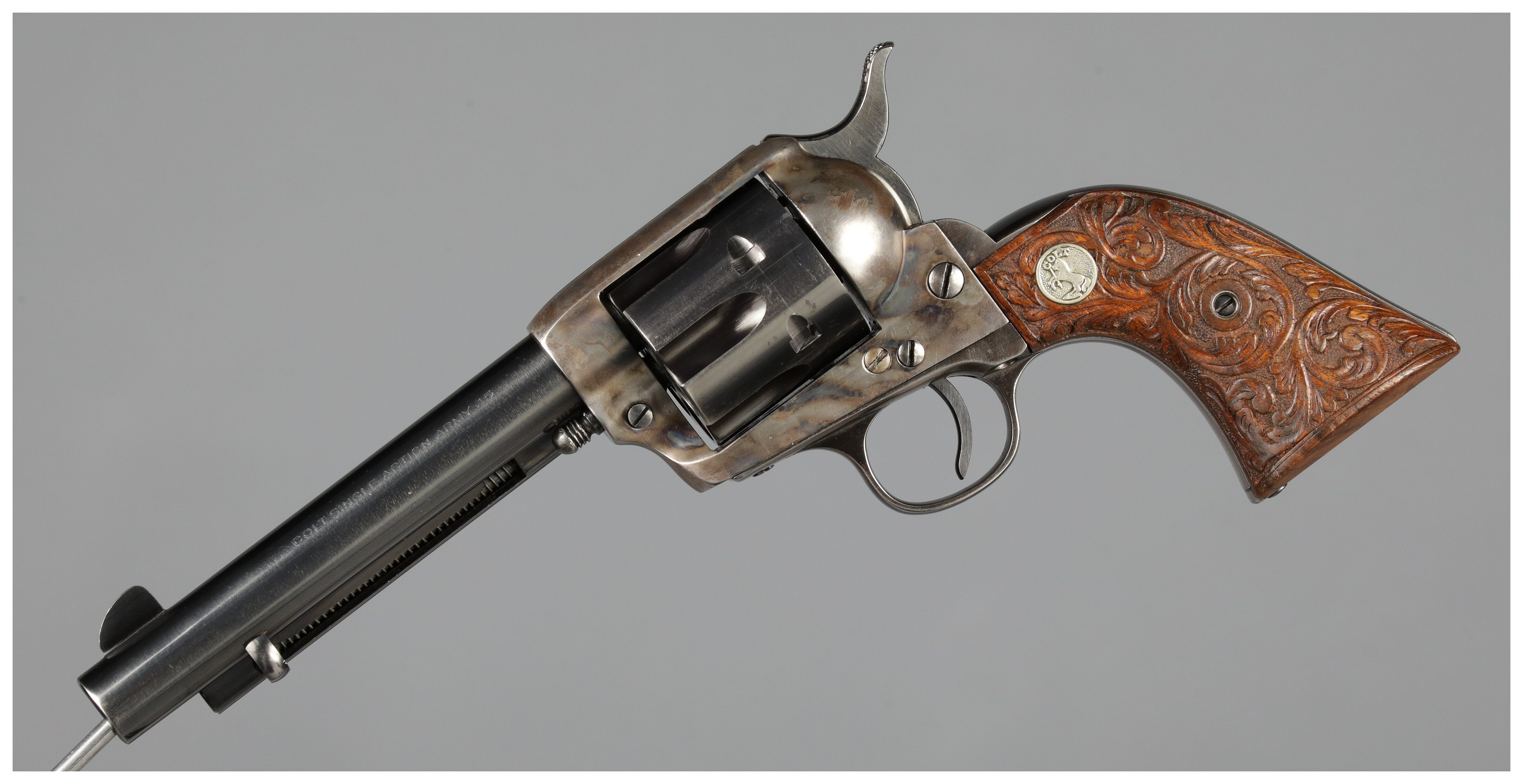 Colt First Generation Single Action Army with Carved Grips | Rock ...