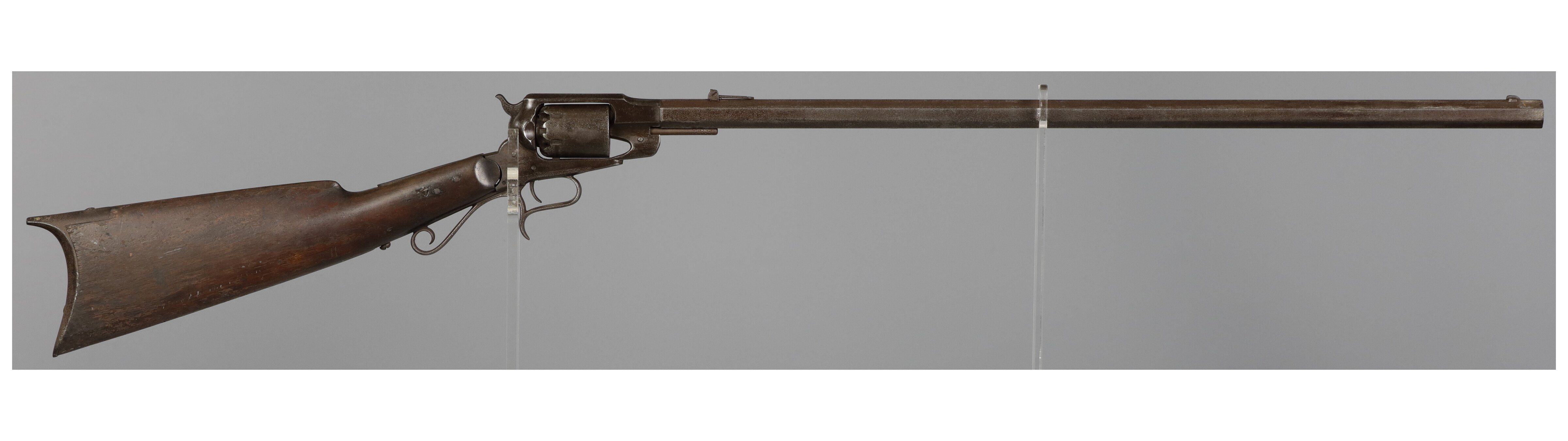 E. Remington & Sons Percussion Revolving Rifle | Rock Island Auction