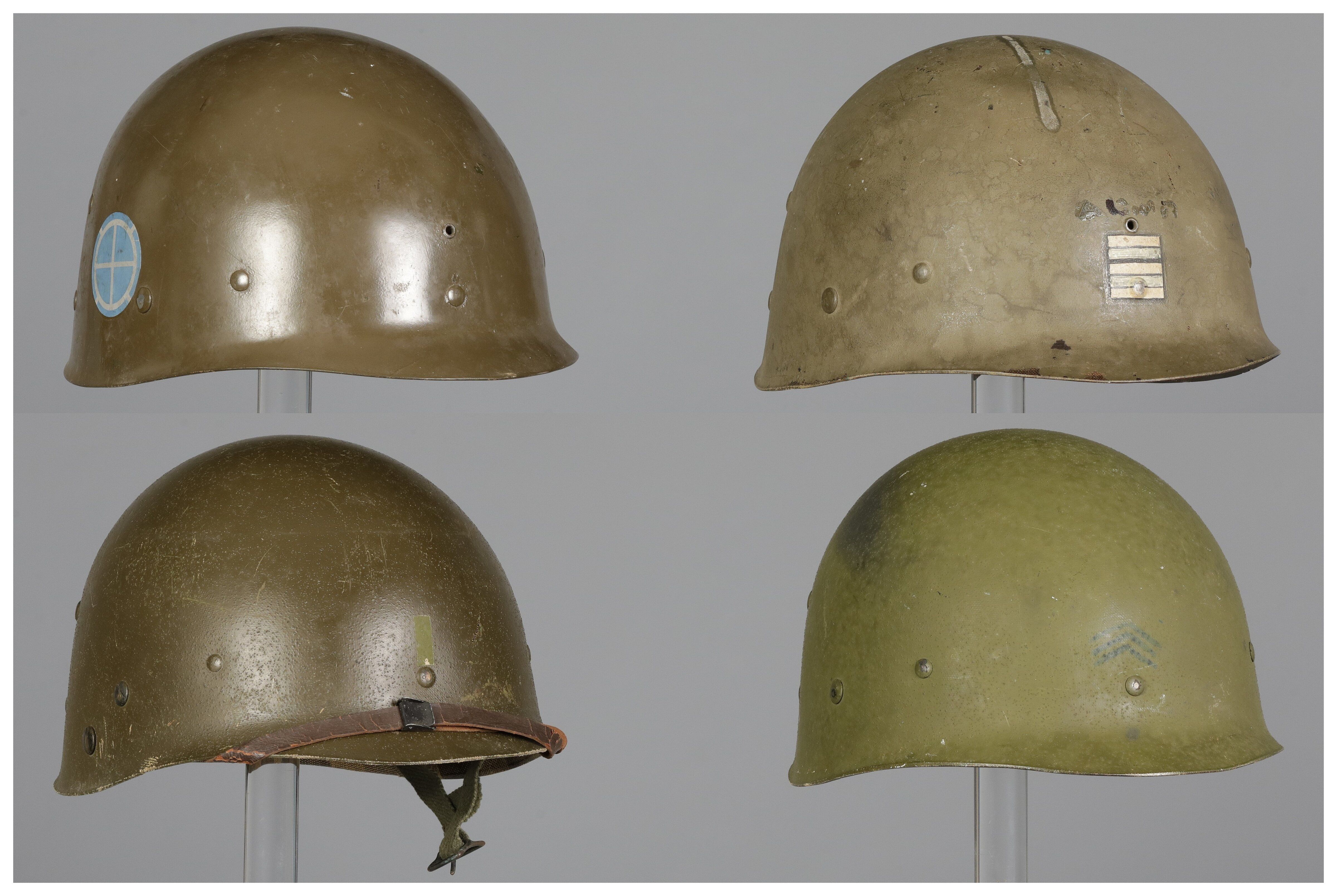 Two U.S. M1 Helmets with Additional Liners | Rock Island Auction