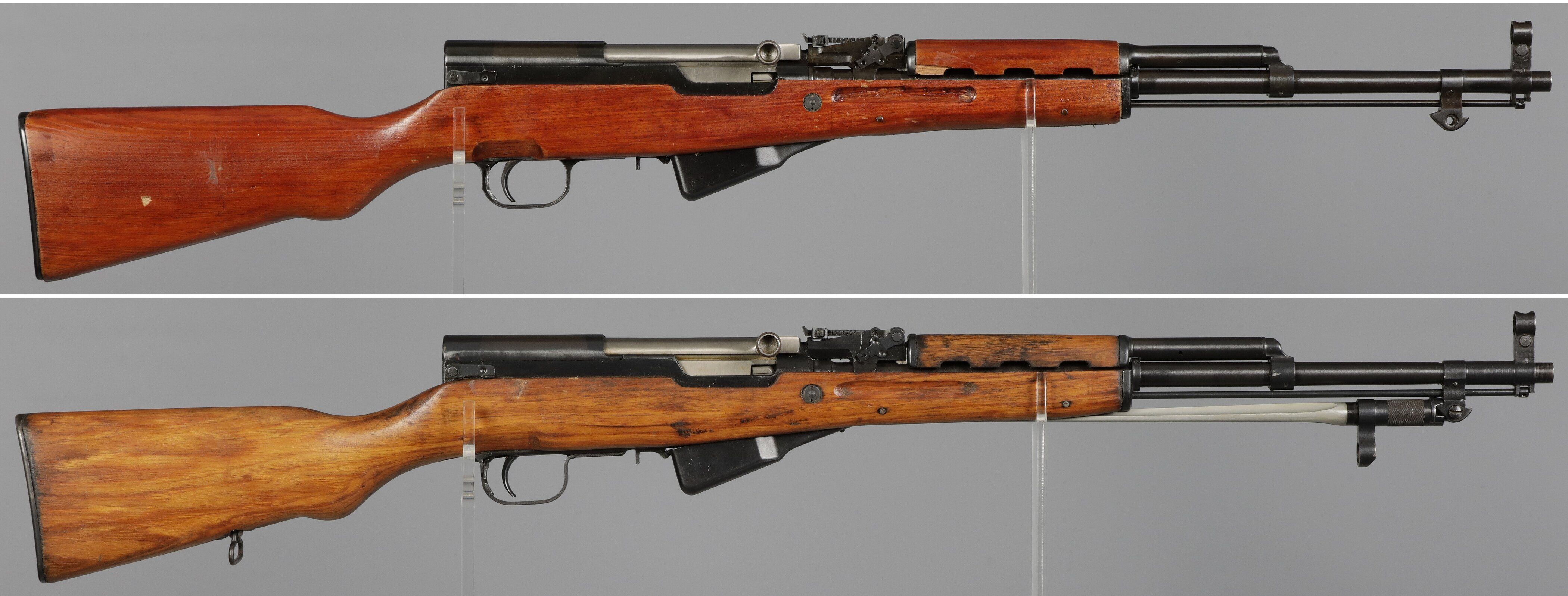 Two Vietnam War Era Chinese Type 56 SKS Semi-Automatic Rifles | Rock ...