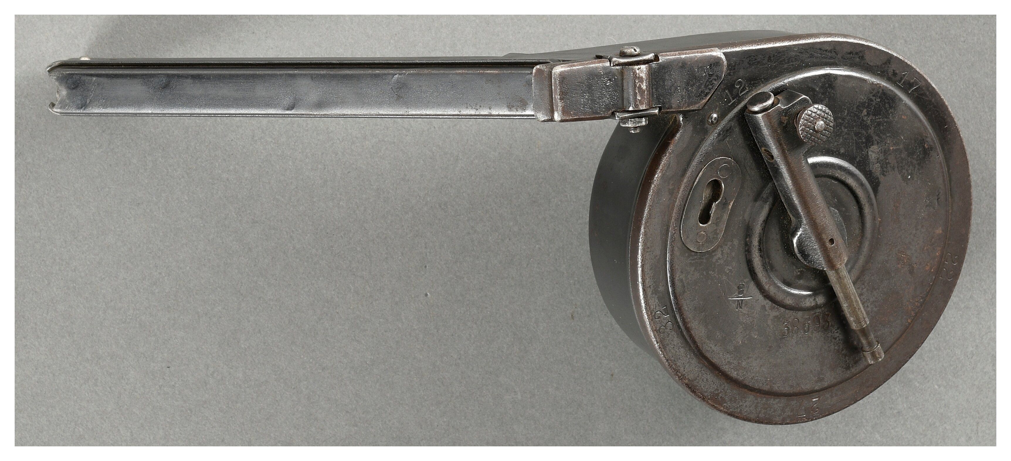 Bing Brothers Snail Drum Luger Magazine | Rock Island Auction