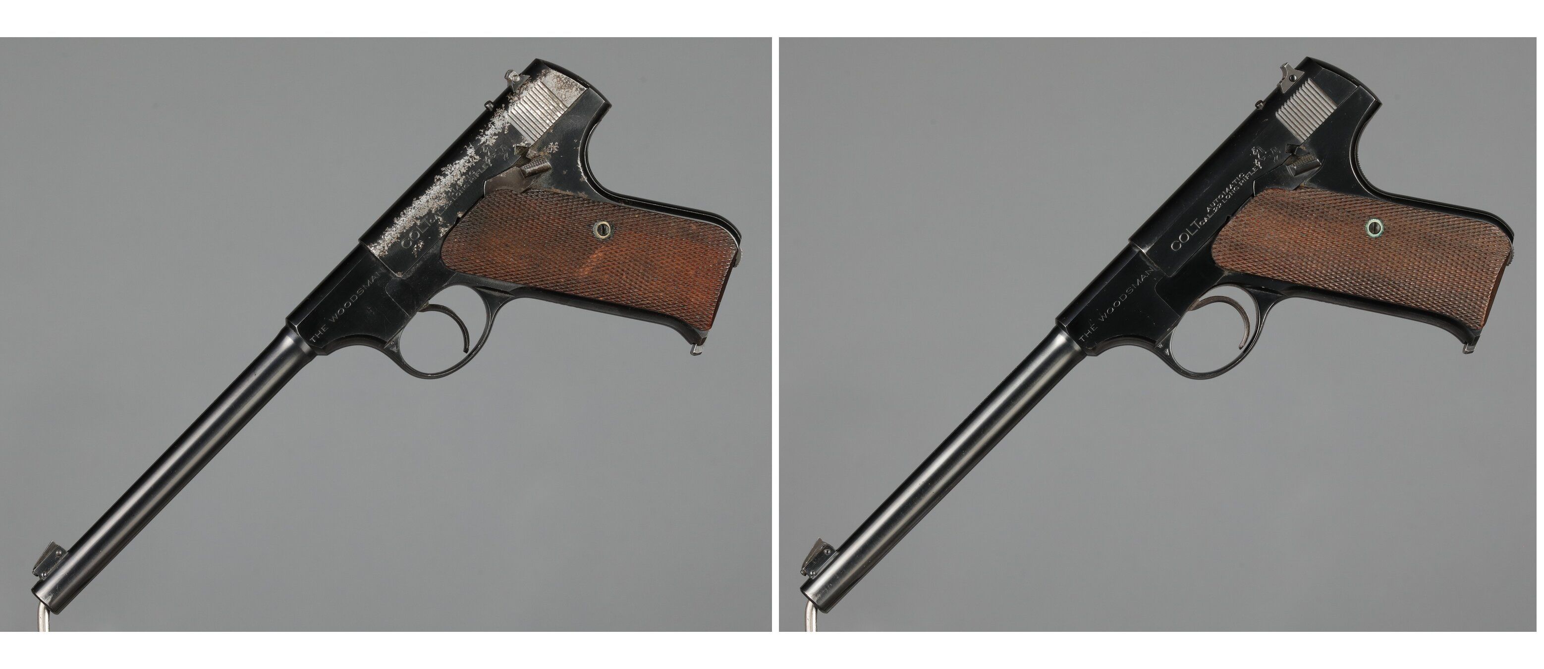 Two Pre-World War II Colt First Series Woodsman Pistols | Rock Island ...