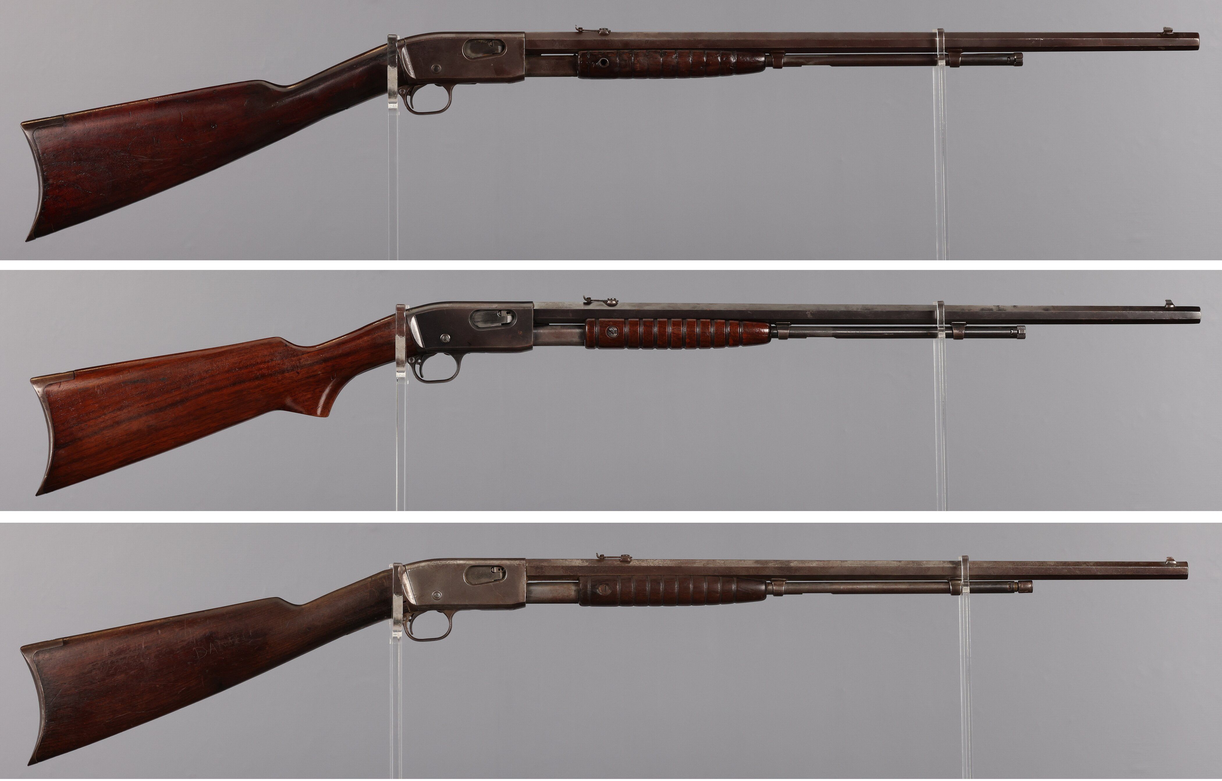 Three Remington Model 12 Slide Action Rifles | Rock Island Auction