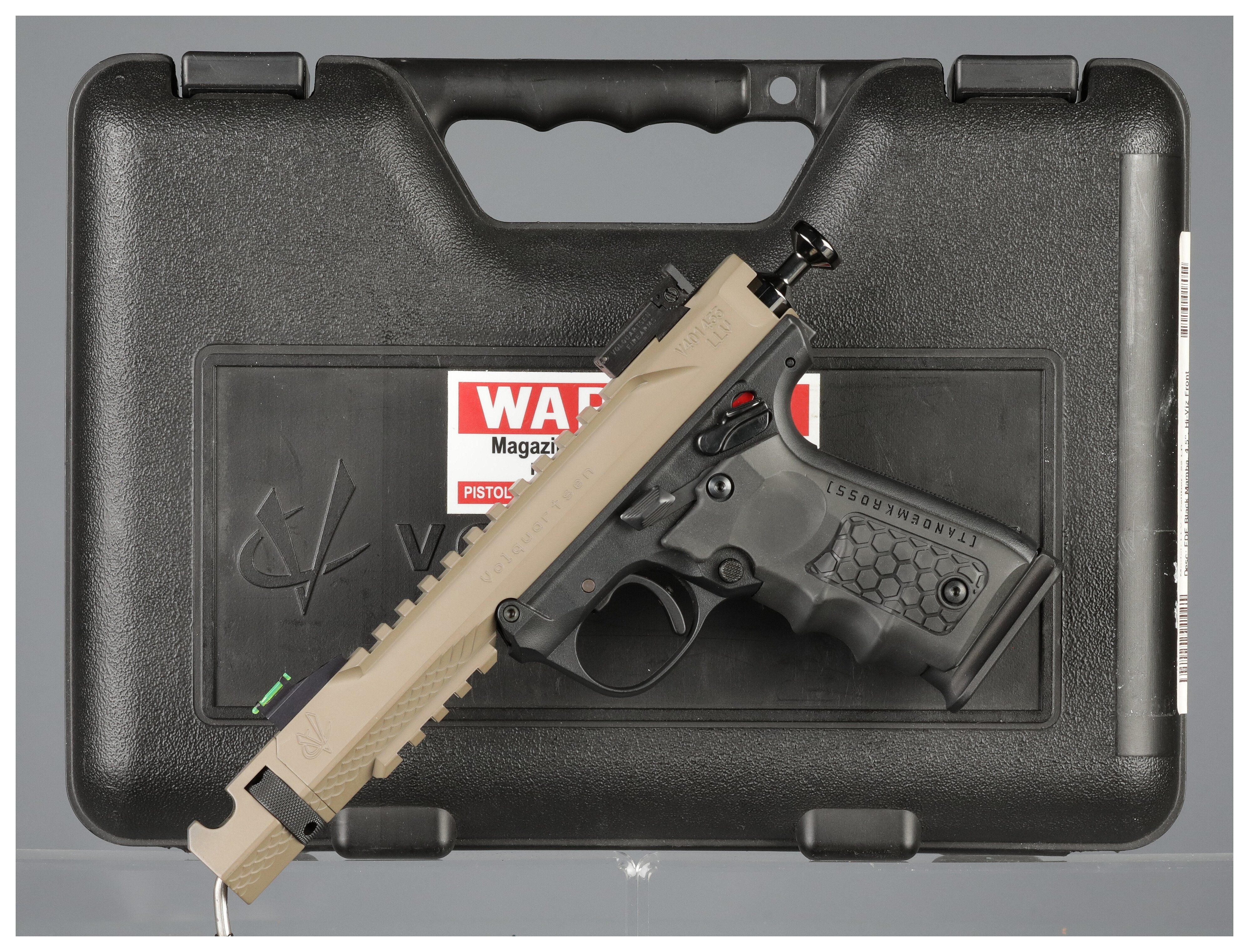 Volquartsen Custom LLV Black Mamba Pistol with Case | Rock Island Auction