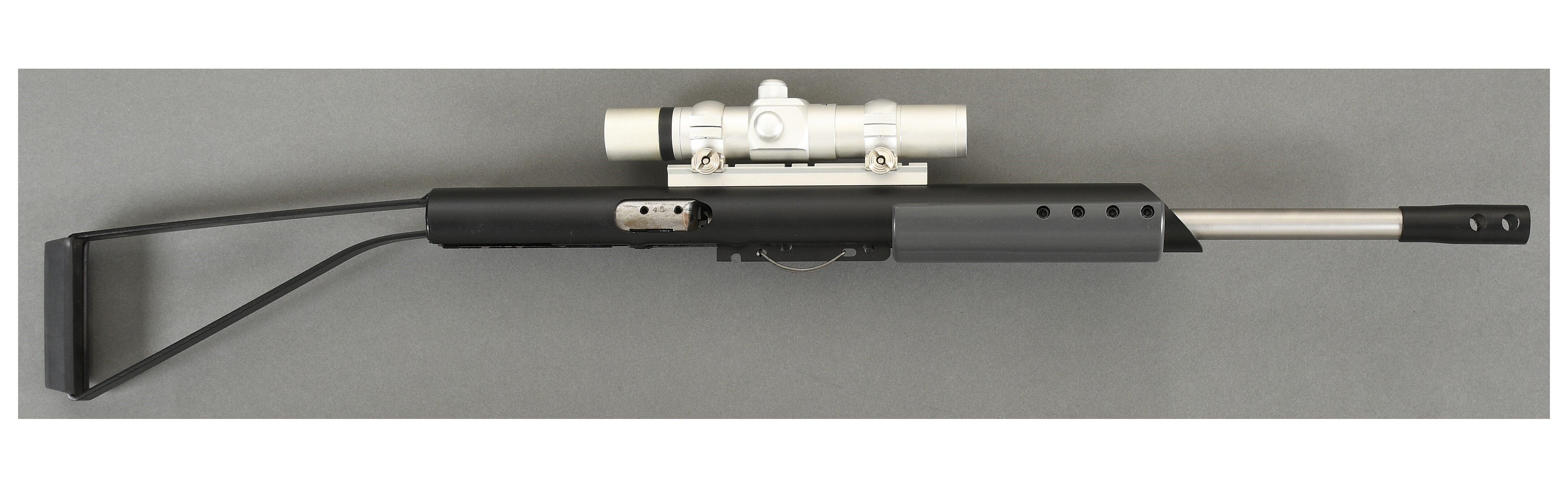 Miltech 1911 Carbine Conversion with Red Dot Sight | Rock Island Auction