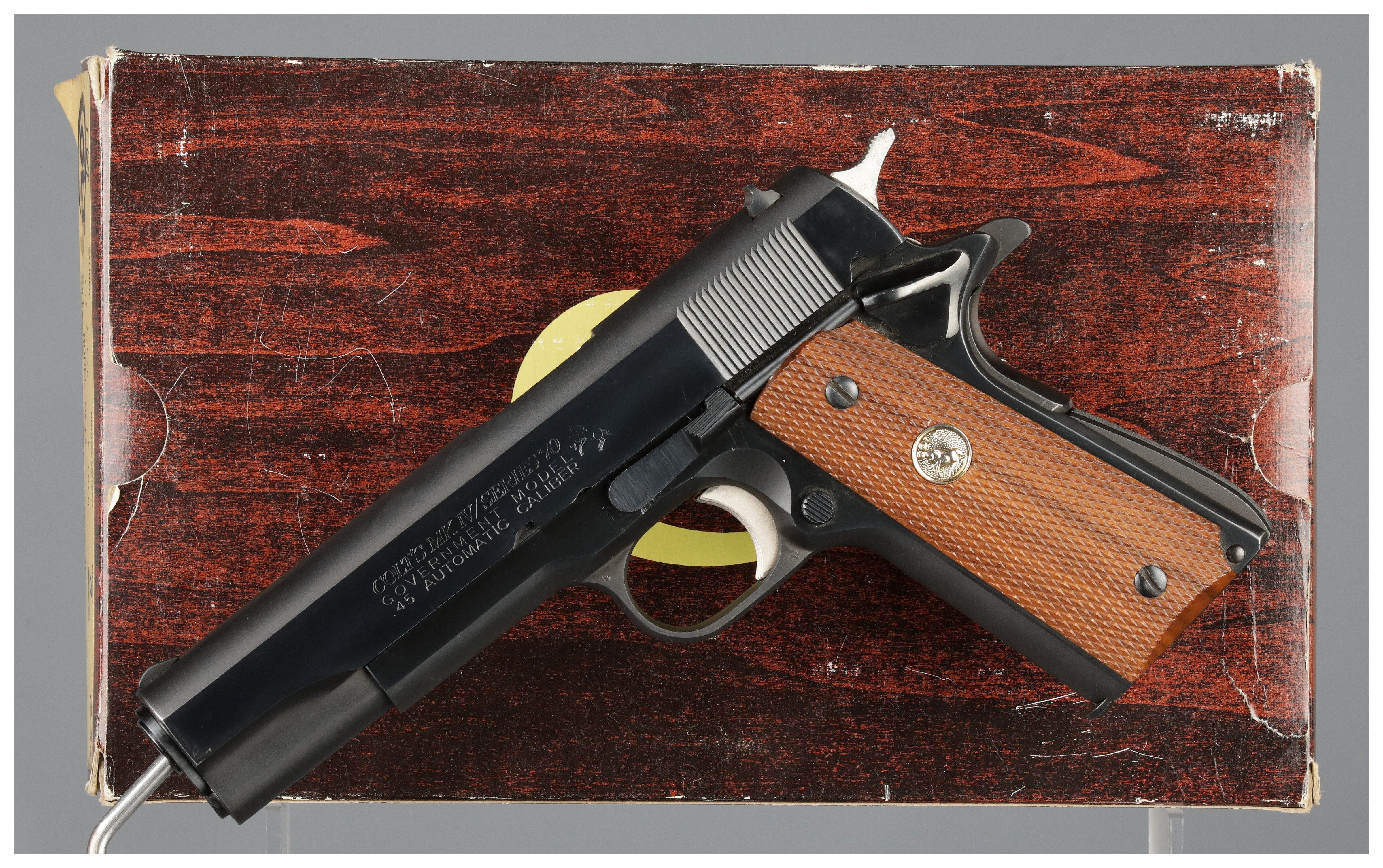Colt Mark IV/Series 70 Government Model Pistol with Extra Barrel | Rock ...