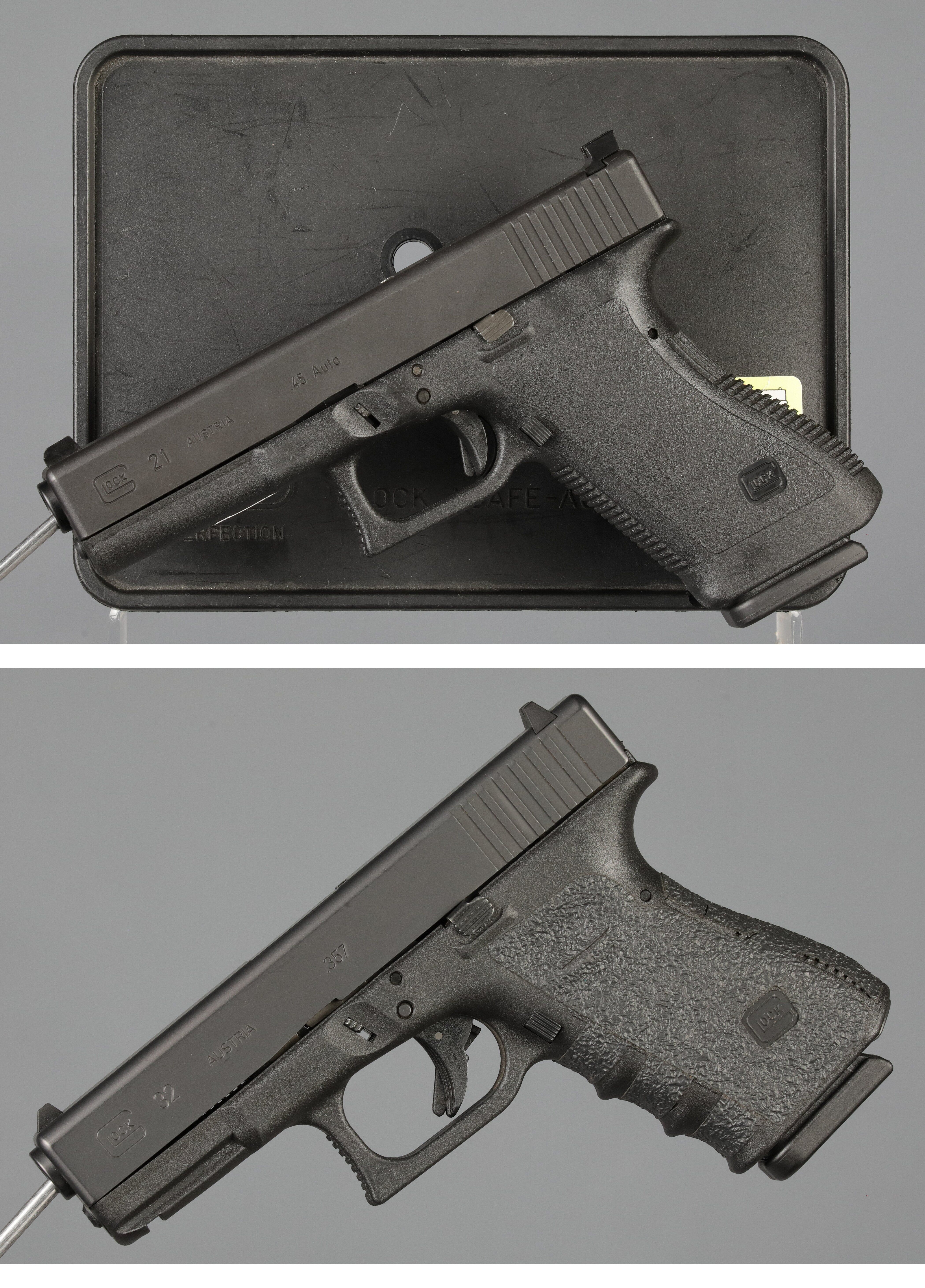 Two Glock Semi-Automatic Pistols | Rock Island Auction