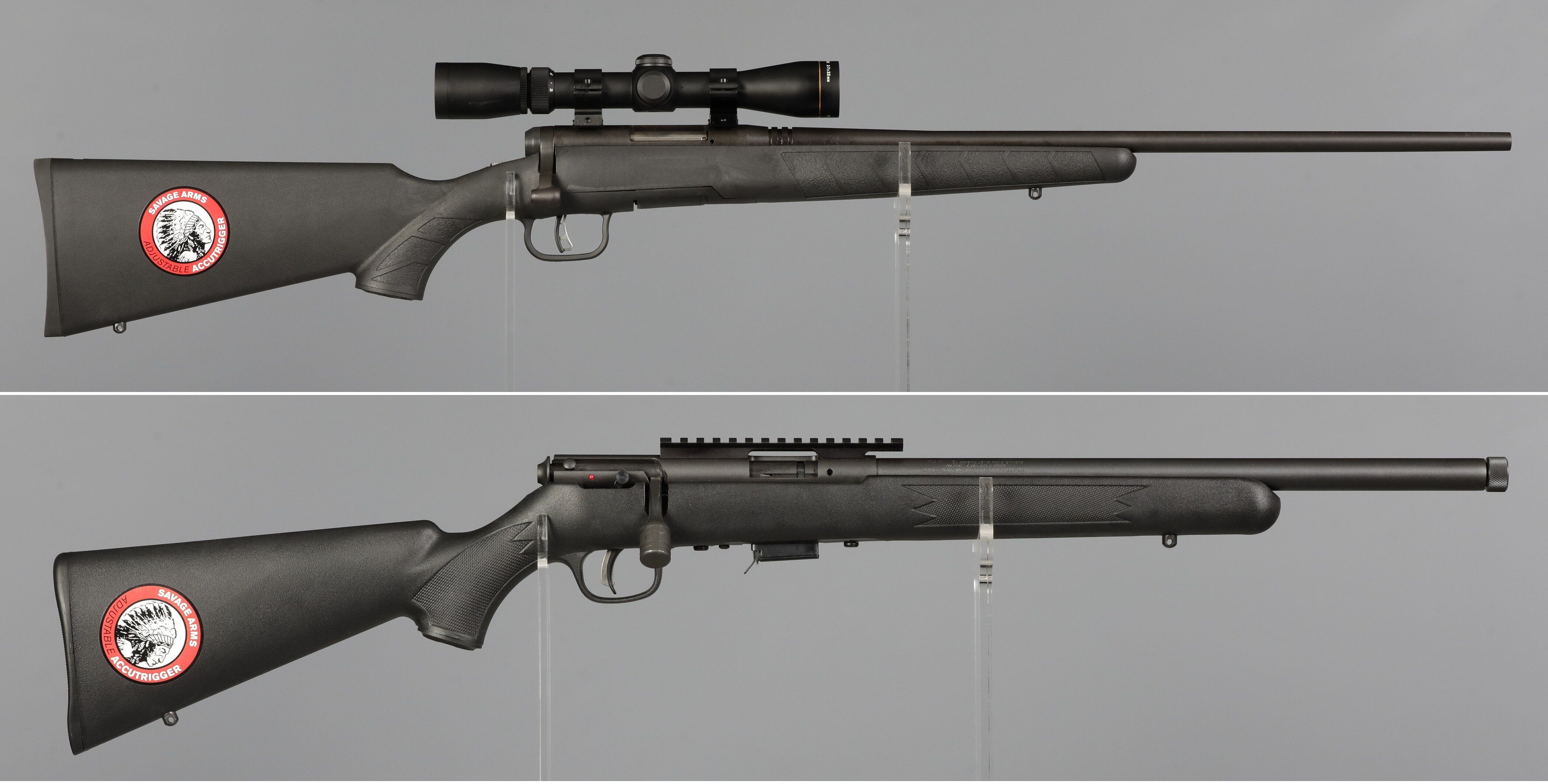Two Savage Arms Bolt Action Rifles | Rock Island Auction