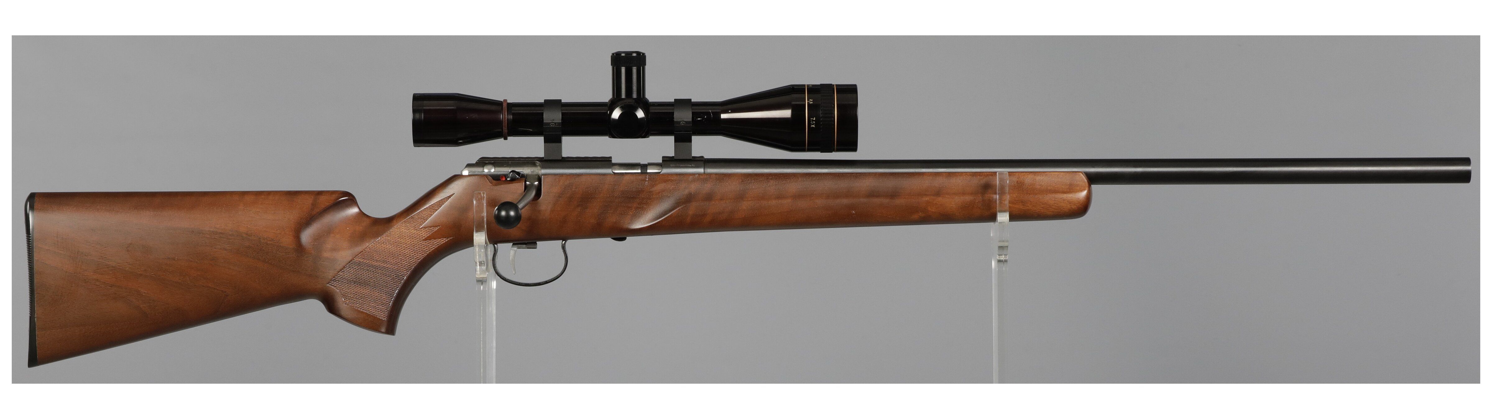 Anschutz Model 1416 Bolt Action Rifle with Leupold Scope | Rock Island ...
