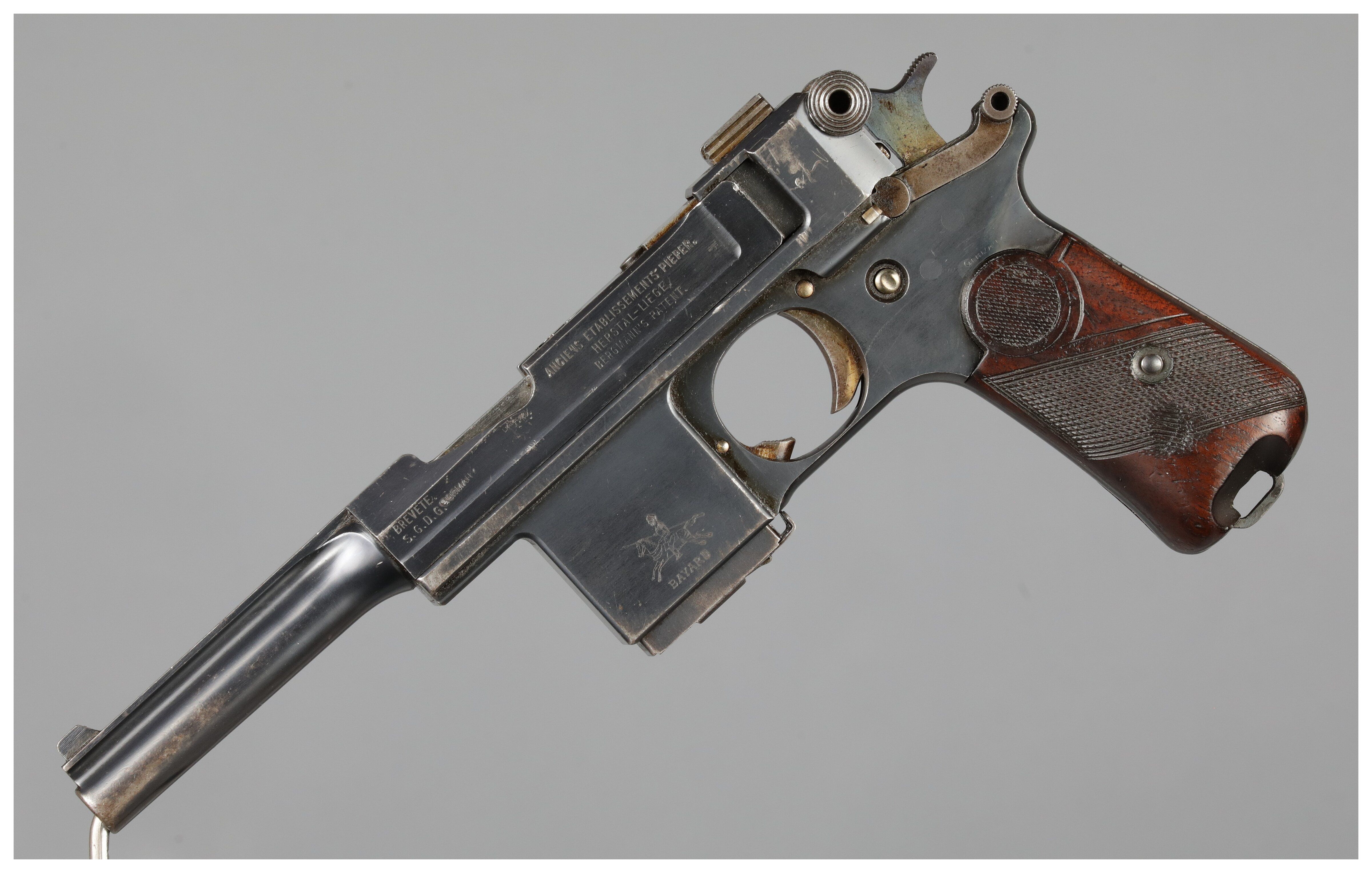 Belgian Pieper-Bergmann Model 1908 Semi-Automatic Pistol | Rock Island ...