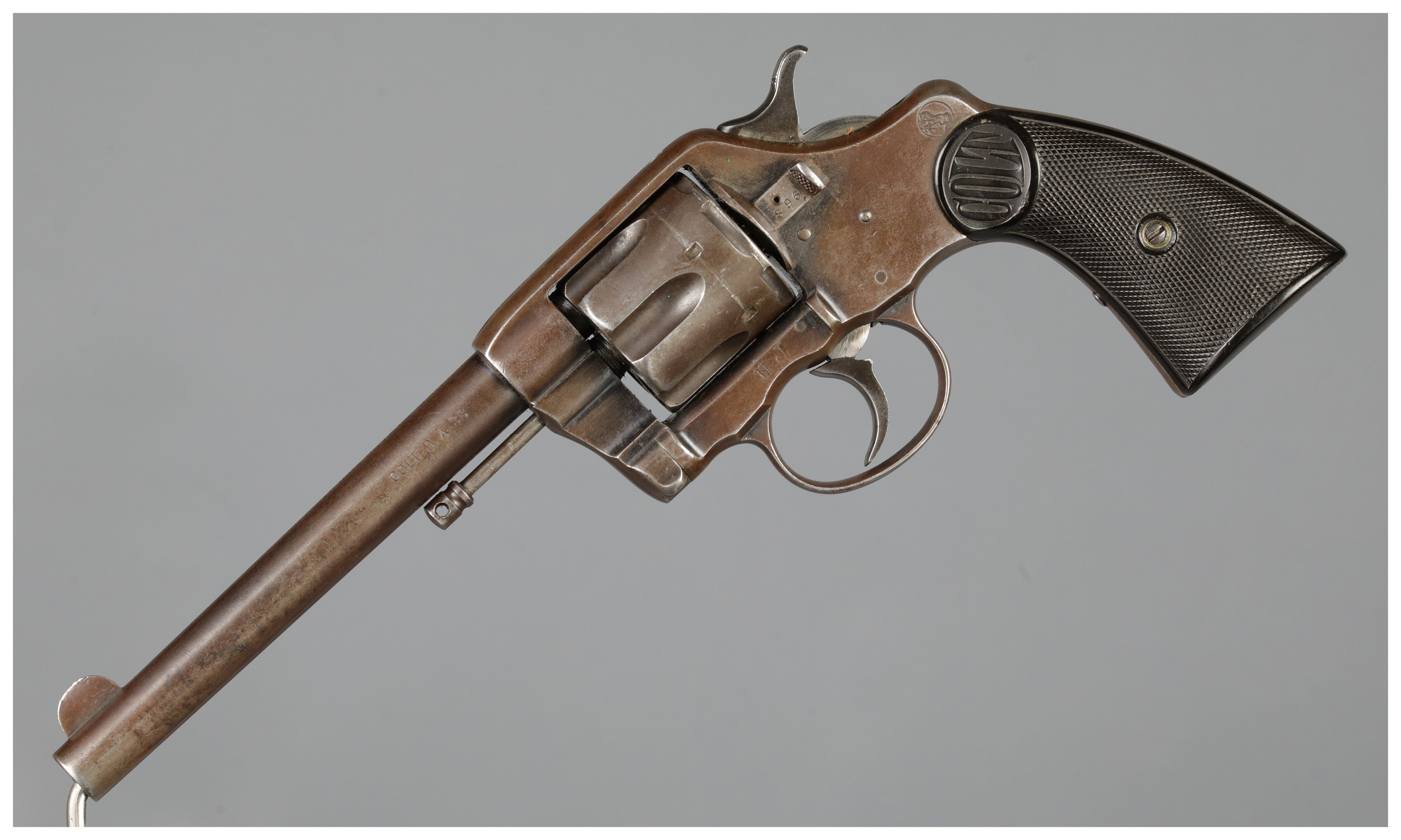 New Jersey Marked US Colt Model 1895 Navy Revolver with Holster | Rock ...