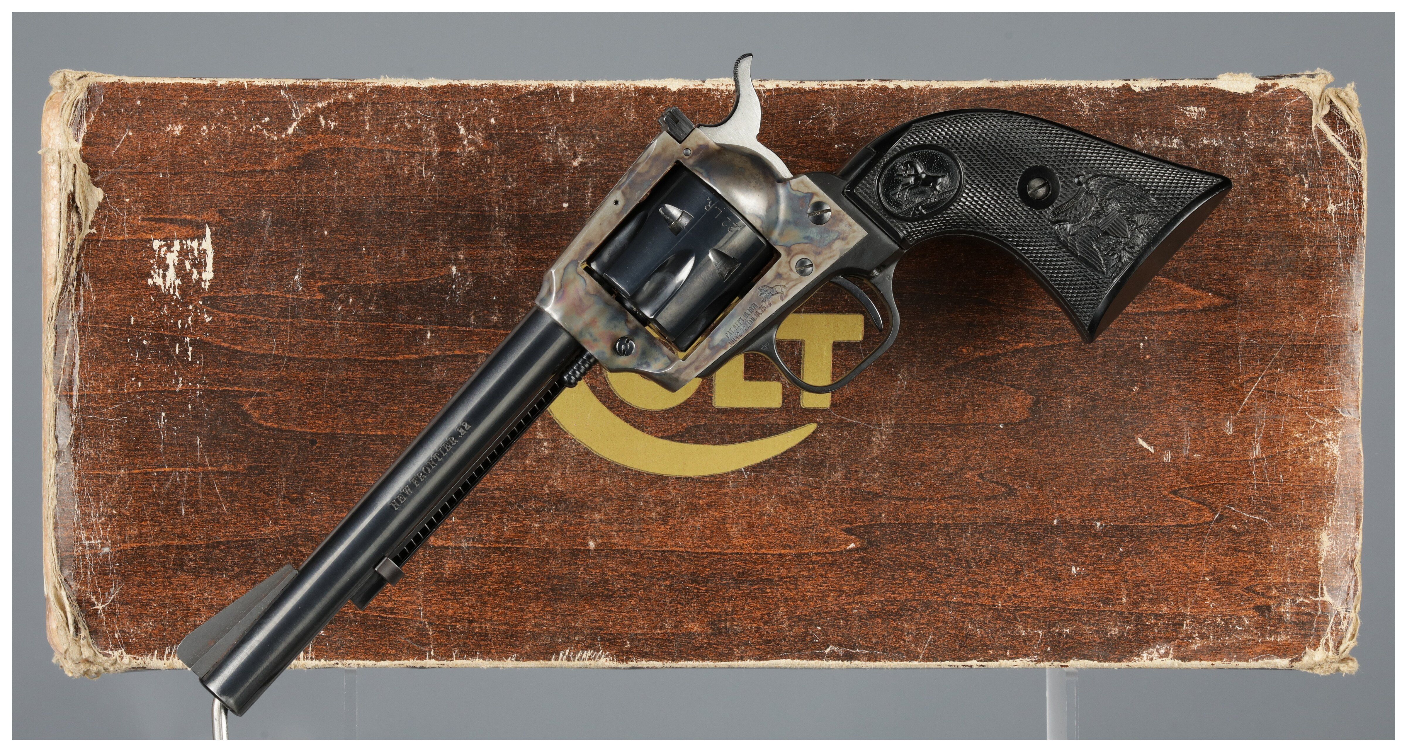Colt New Frontier .22 Single Action Revolver with Box | Rock Island Auction