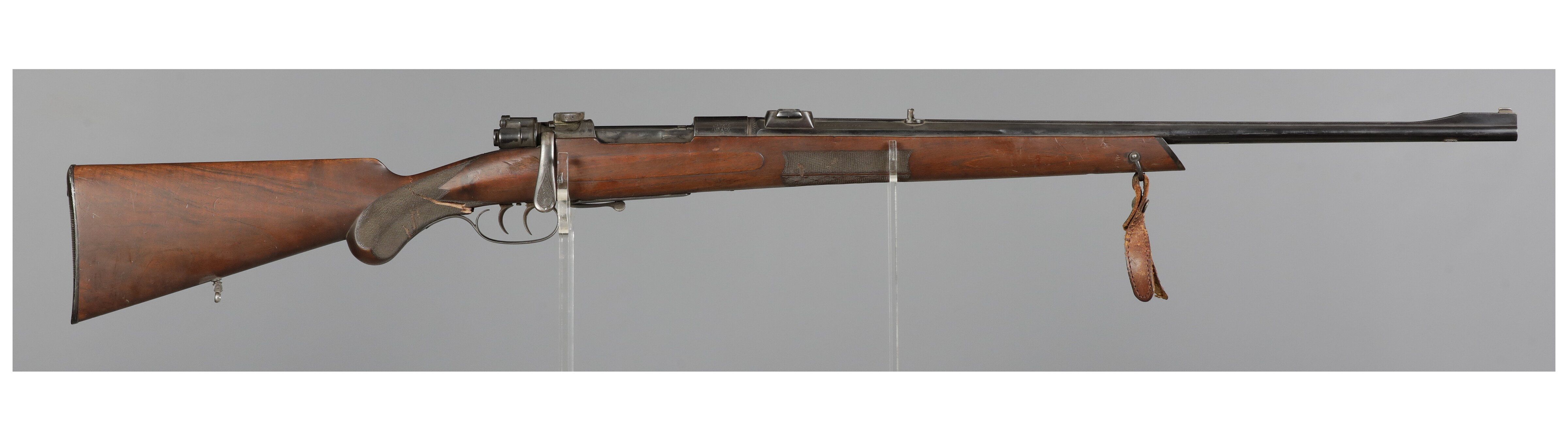 Engraved German Model 98 Pattern Bolt Action Sporting Rifle | Rock ...