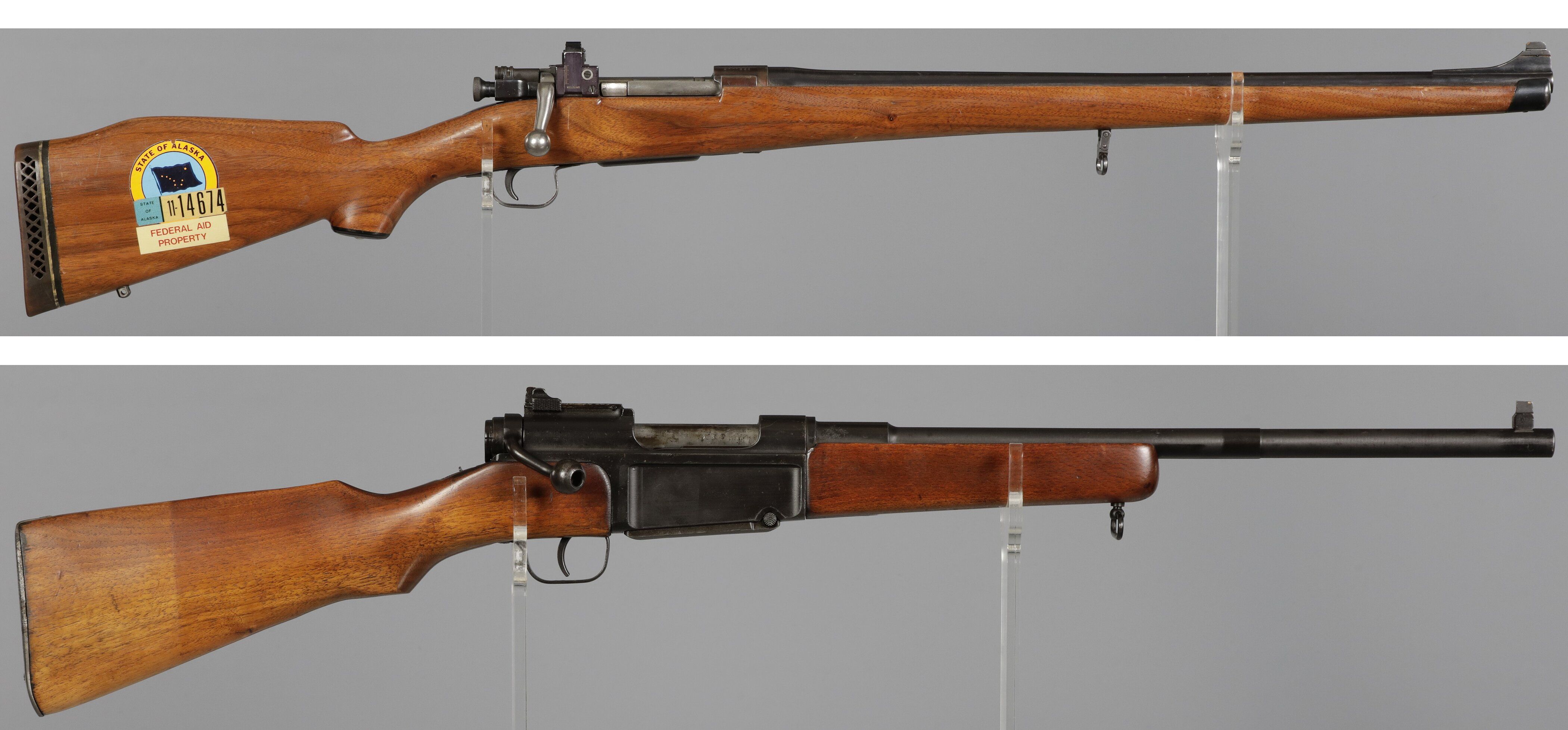Two Bolt Action Rifles | Rock Island Auction
