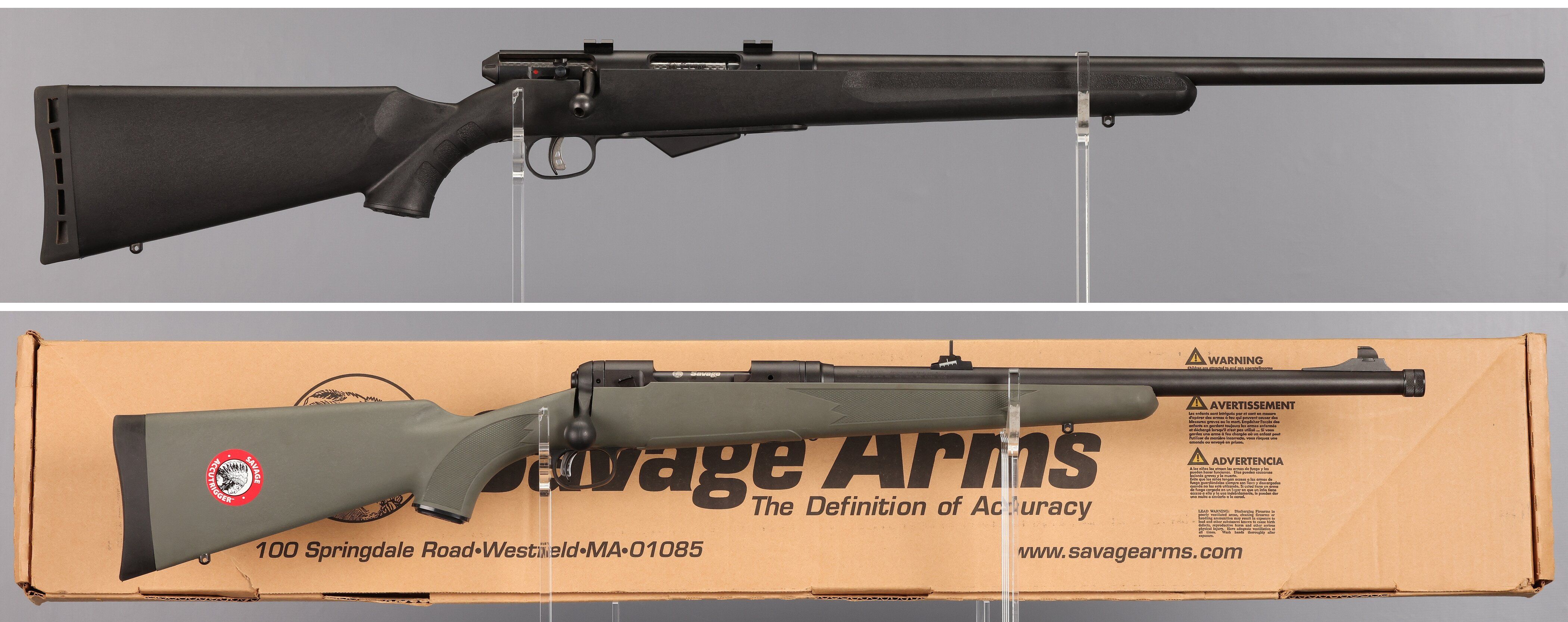Two Savage Bolt Action Rifles | Rock Island Auction