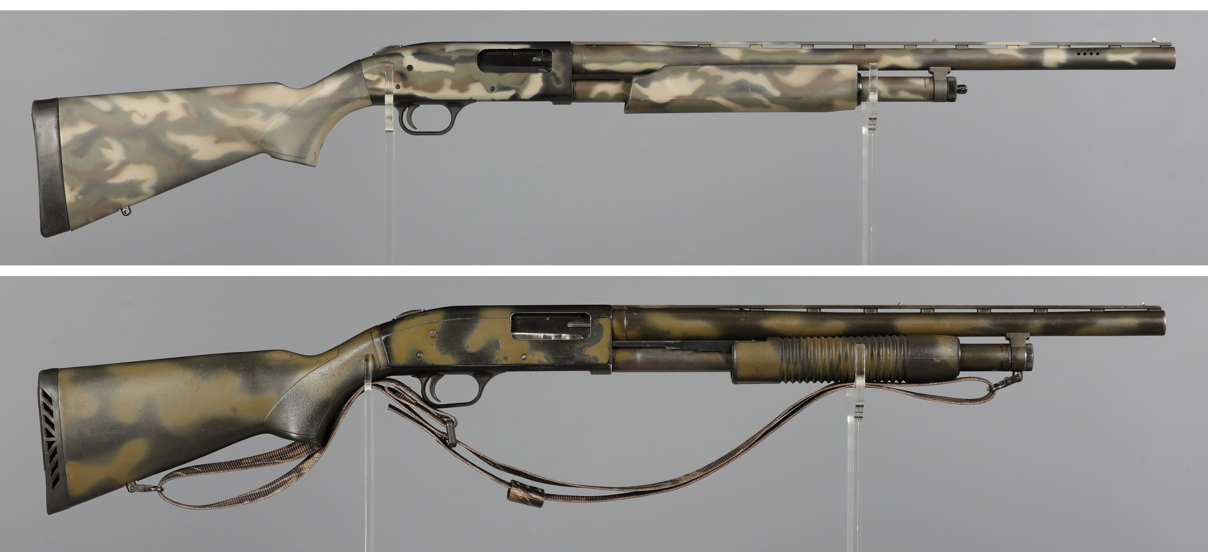 Two Mossberg Model 500A Slide Action Shotguns | Rock Island Auction