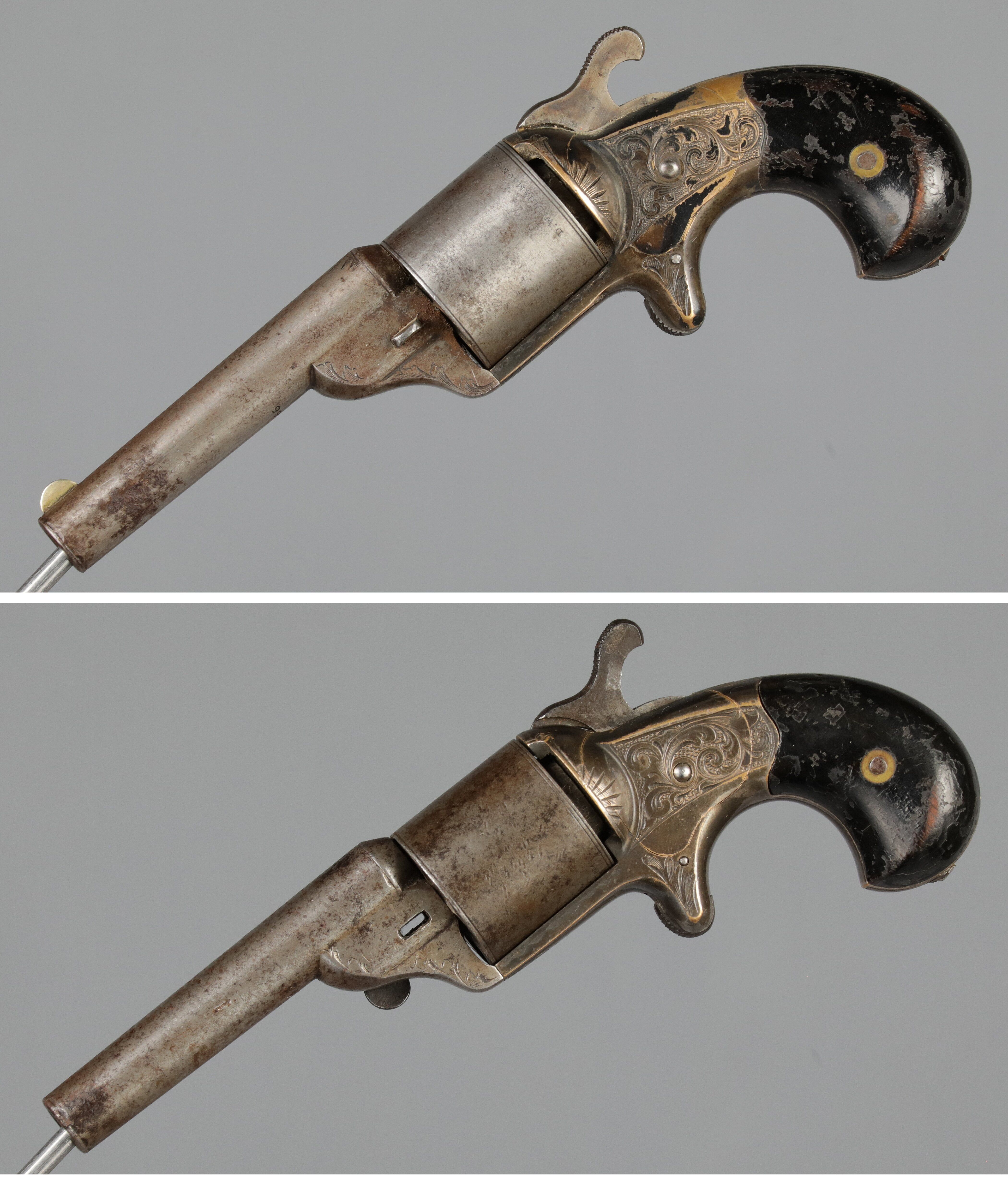 Two Moore's Patent Front Loading Teat-Fire Revolvers | Rock Island Auction