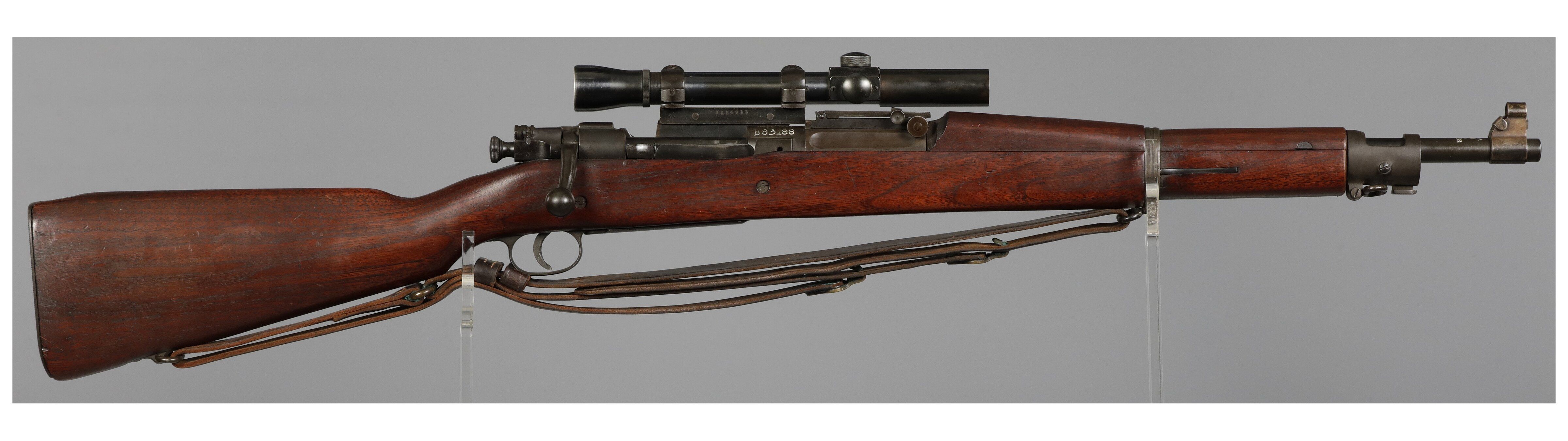 U.S. Springfield 1903 Rifle with Lyman Scope, Burma Attribution | Rock ...