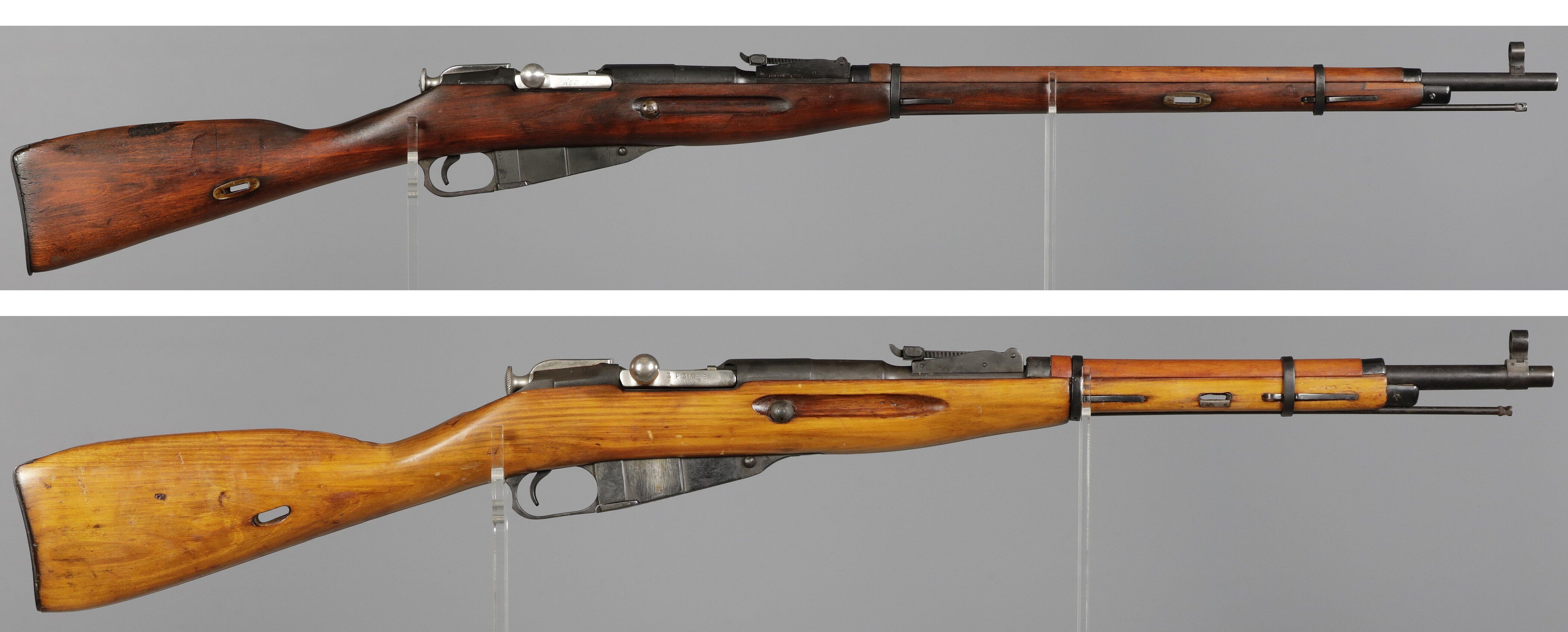 Two Soviet Mosin-Nagant Bolt Action Rifles | Rock Island Auction
