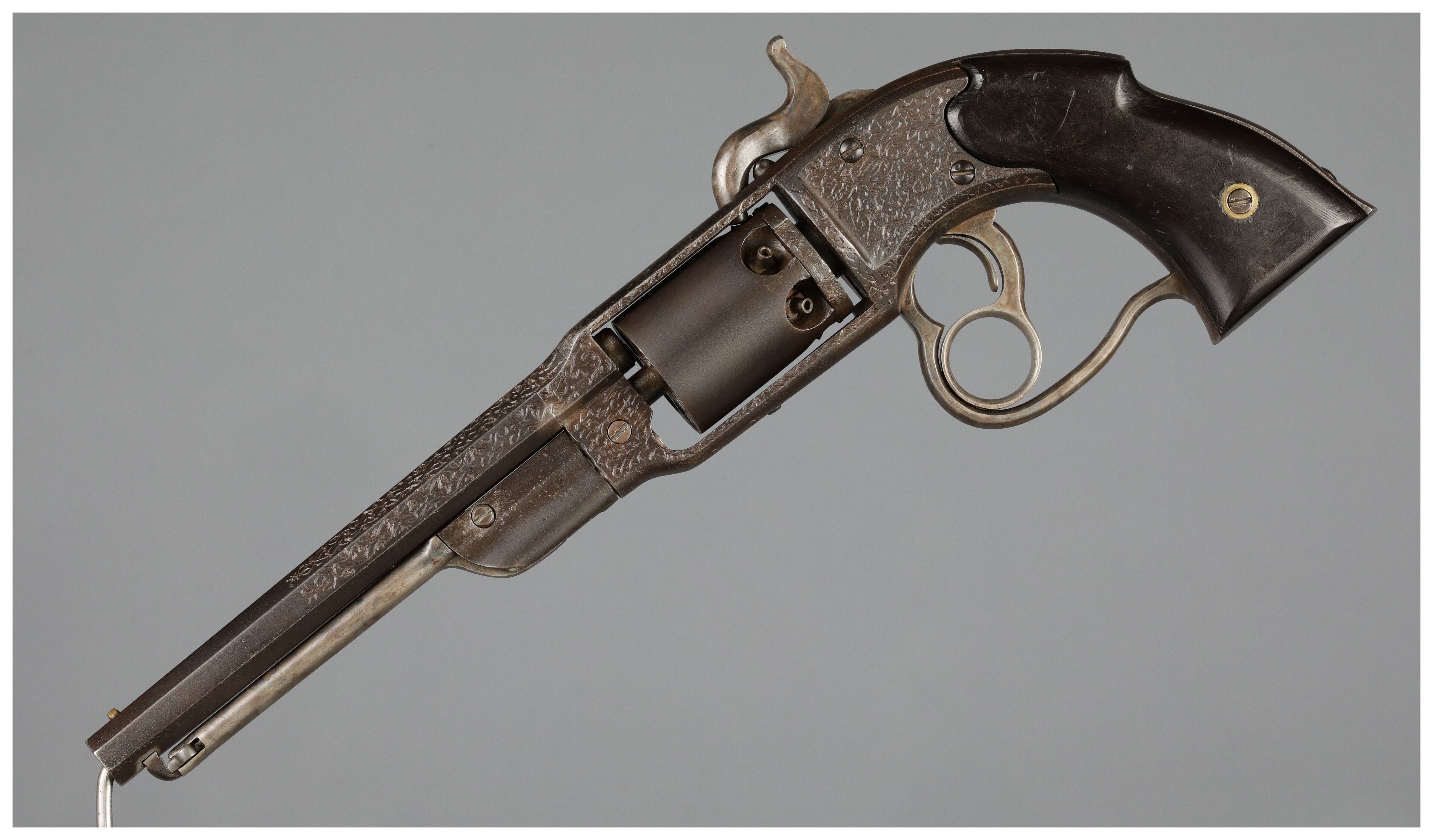 EngravedCivil War Era Savage Navy Percussion Revolver | Rock Island Auction