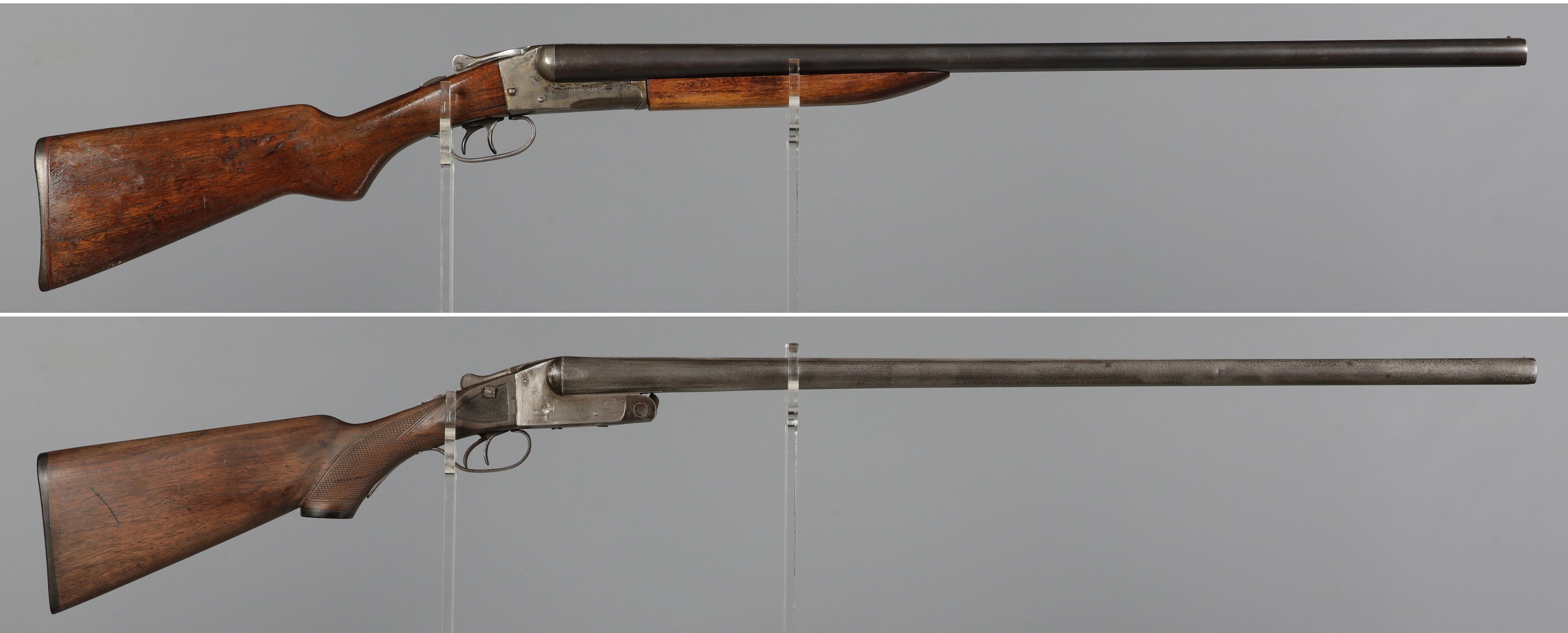 Two American Double Barrel Shotguns | Rock Island Auction