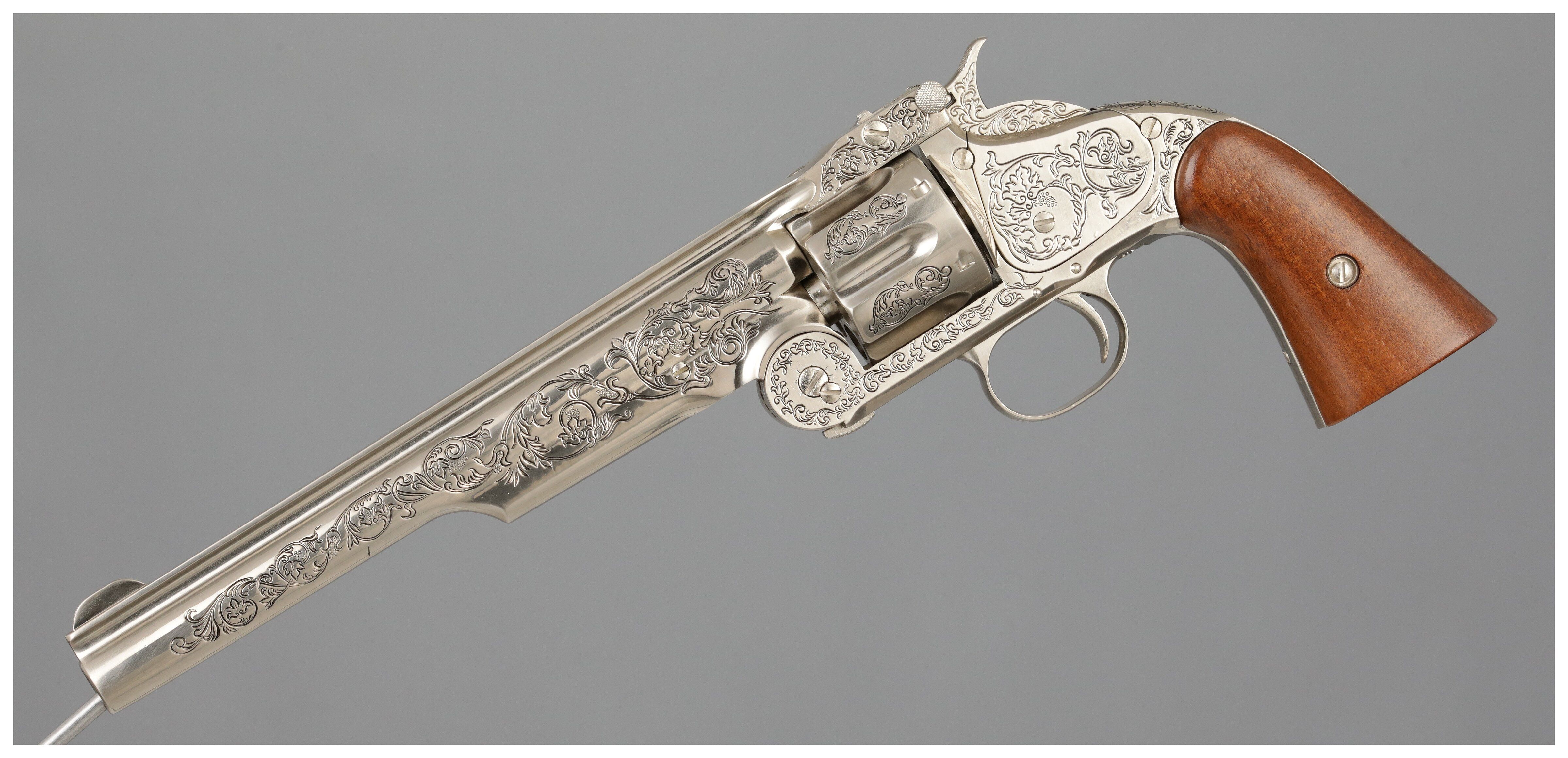 Non-Firing Replica of Wyatt Earp's Engraved Model 3 Revolver | Rock ...