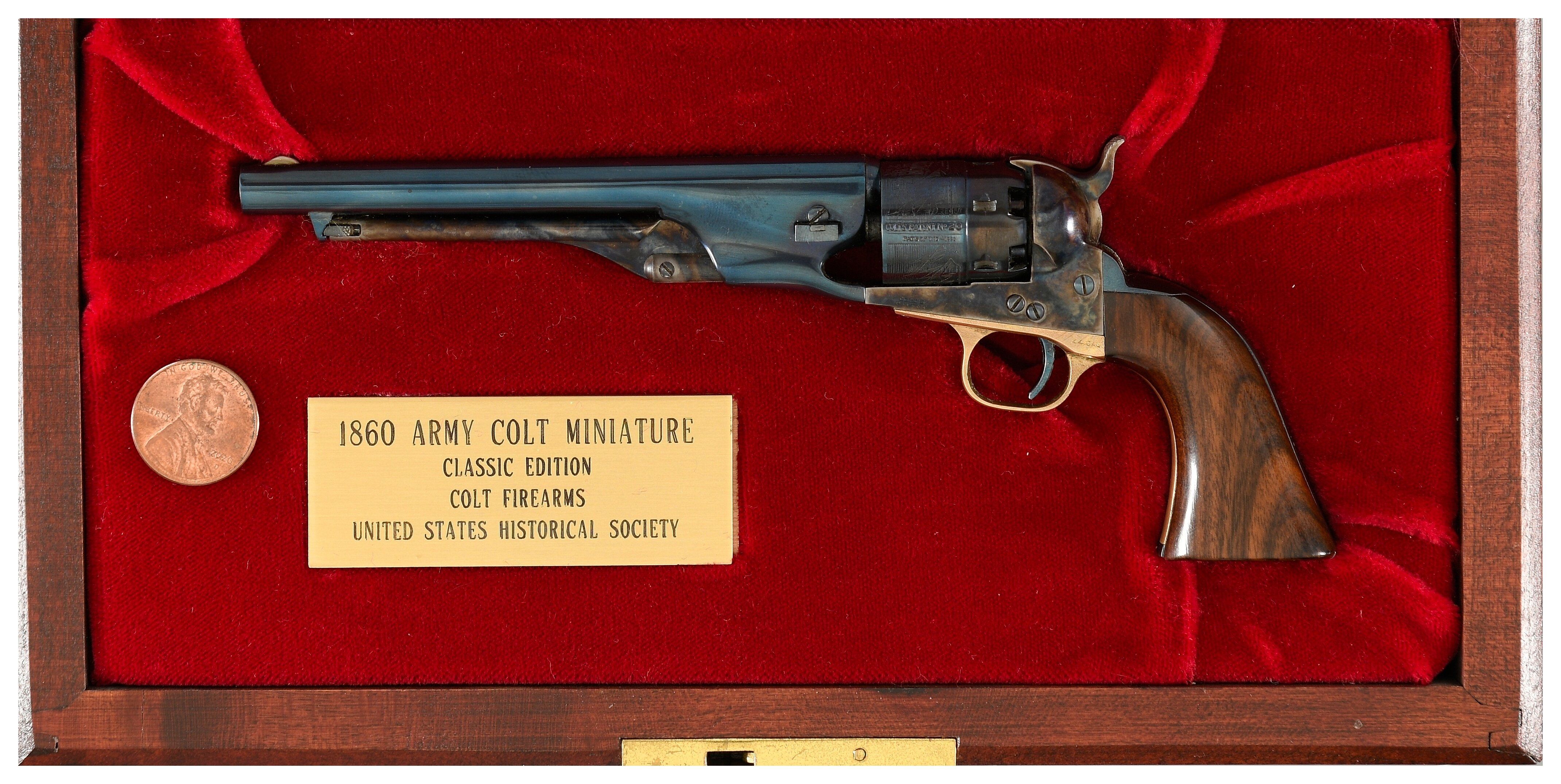 Cased Miniature Colt Model 1860 Army Revolver | Rock Island Auction
